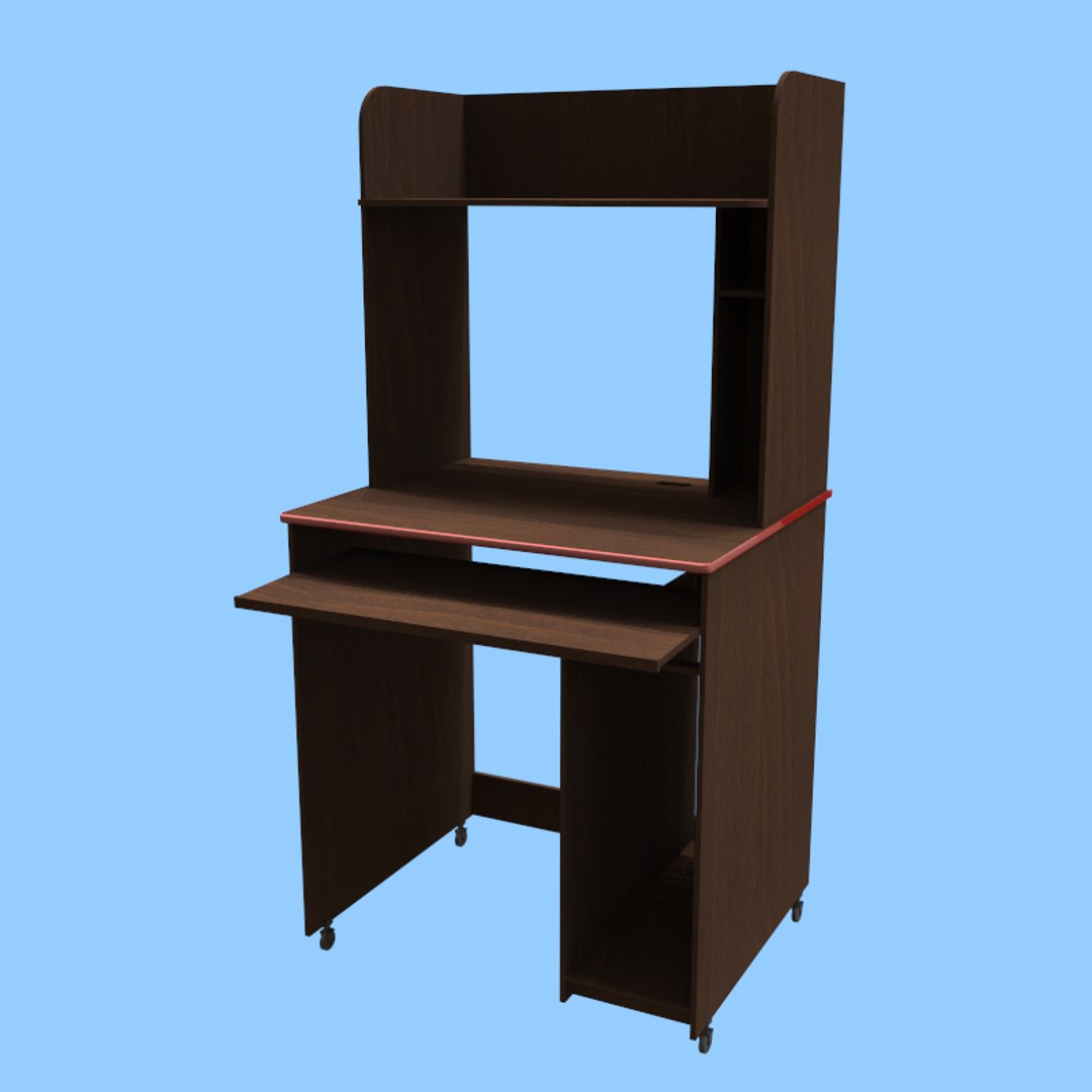 Computer table 3D - TurboSquid 1241088