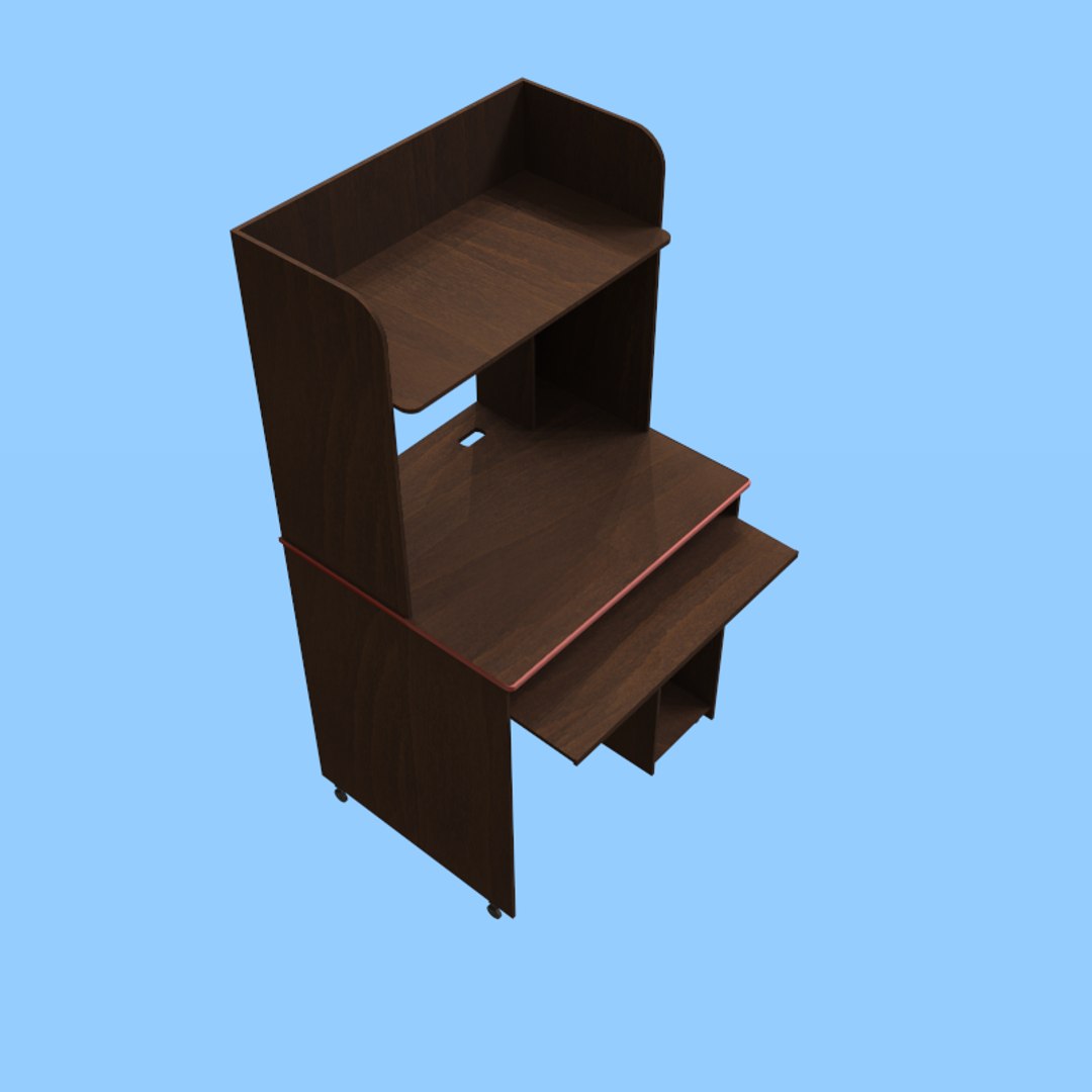 Computer table 3D - TurboSquid 1241088