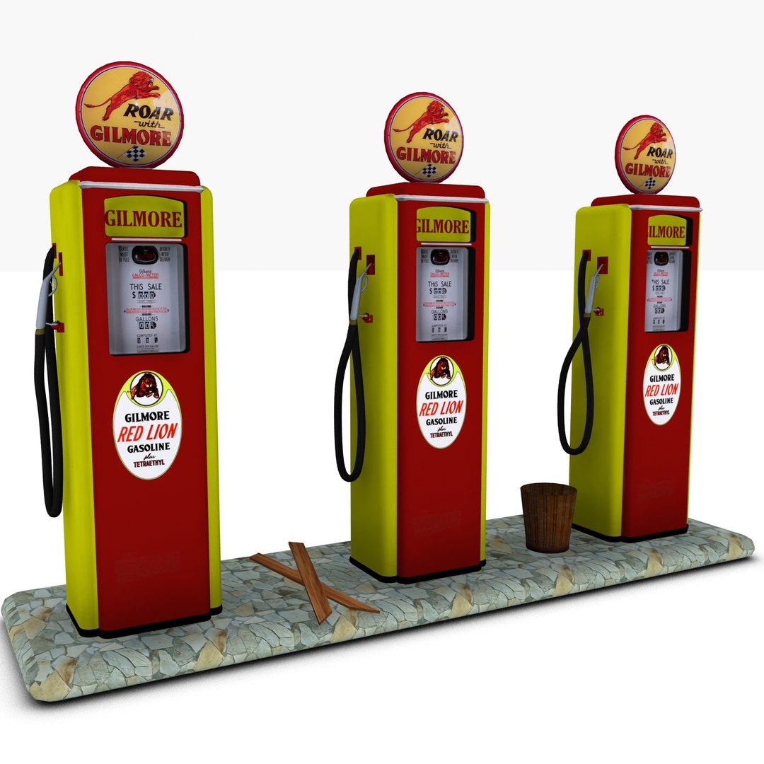 3d gas pump model