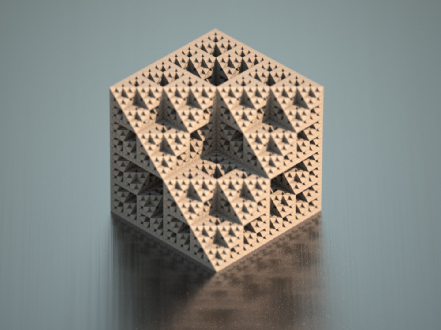 Octahedron Sierpinski Fractal 3ds