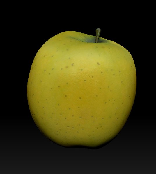 apple 3d obj