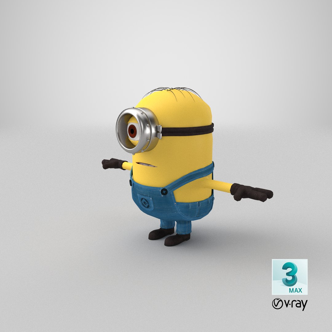 Minion Stuart Cartoon Animation 3D - TurboSquid 1646331