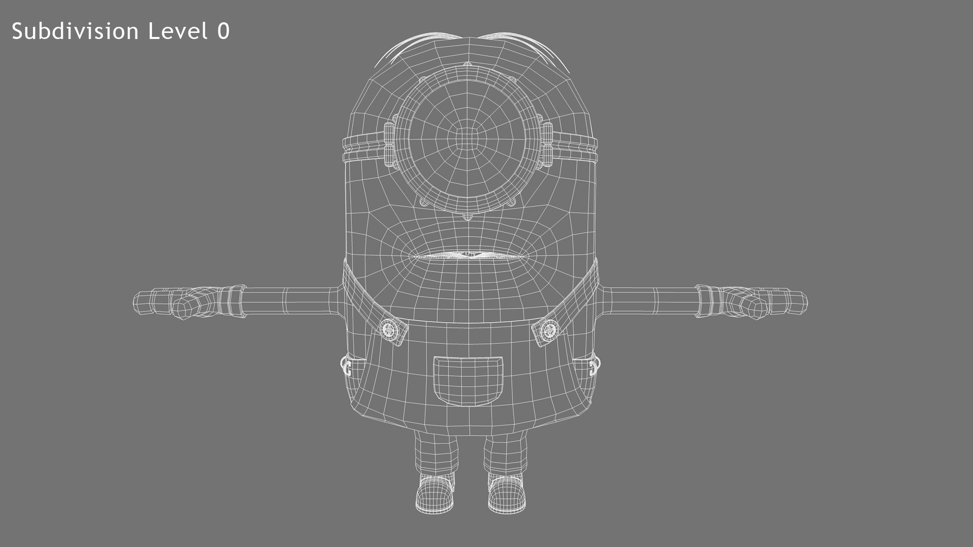 Minion Stuart Cartoon Animation 3D - TurboSquid 1646331