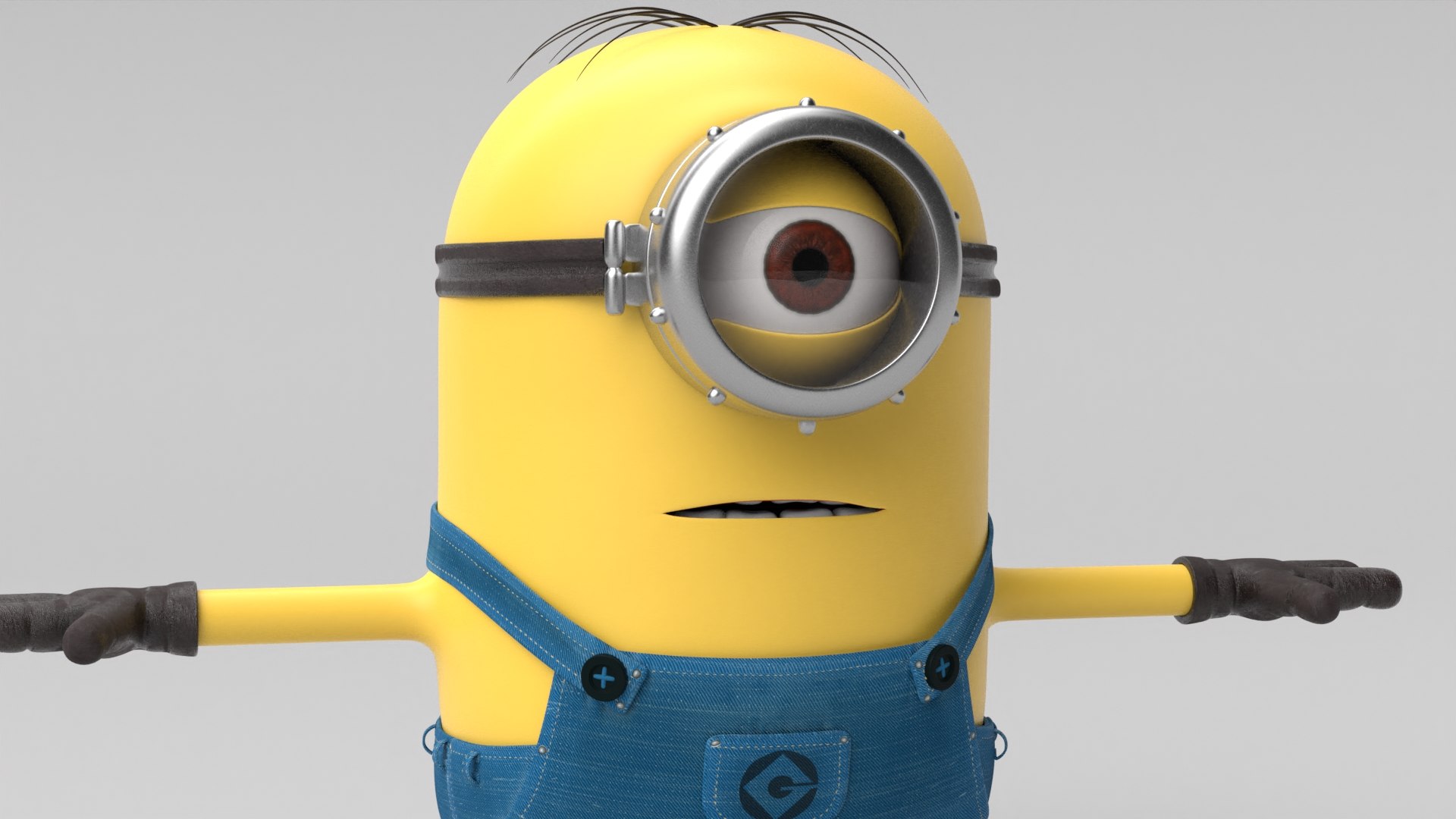 Minion Stuart Cartoon Animation 3D - TurboSquid 1646331