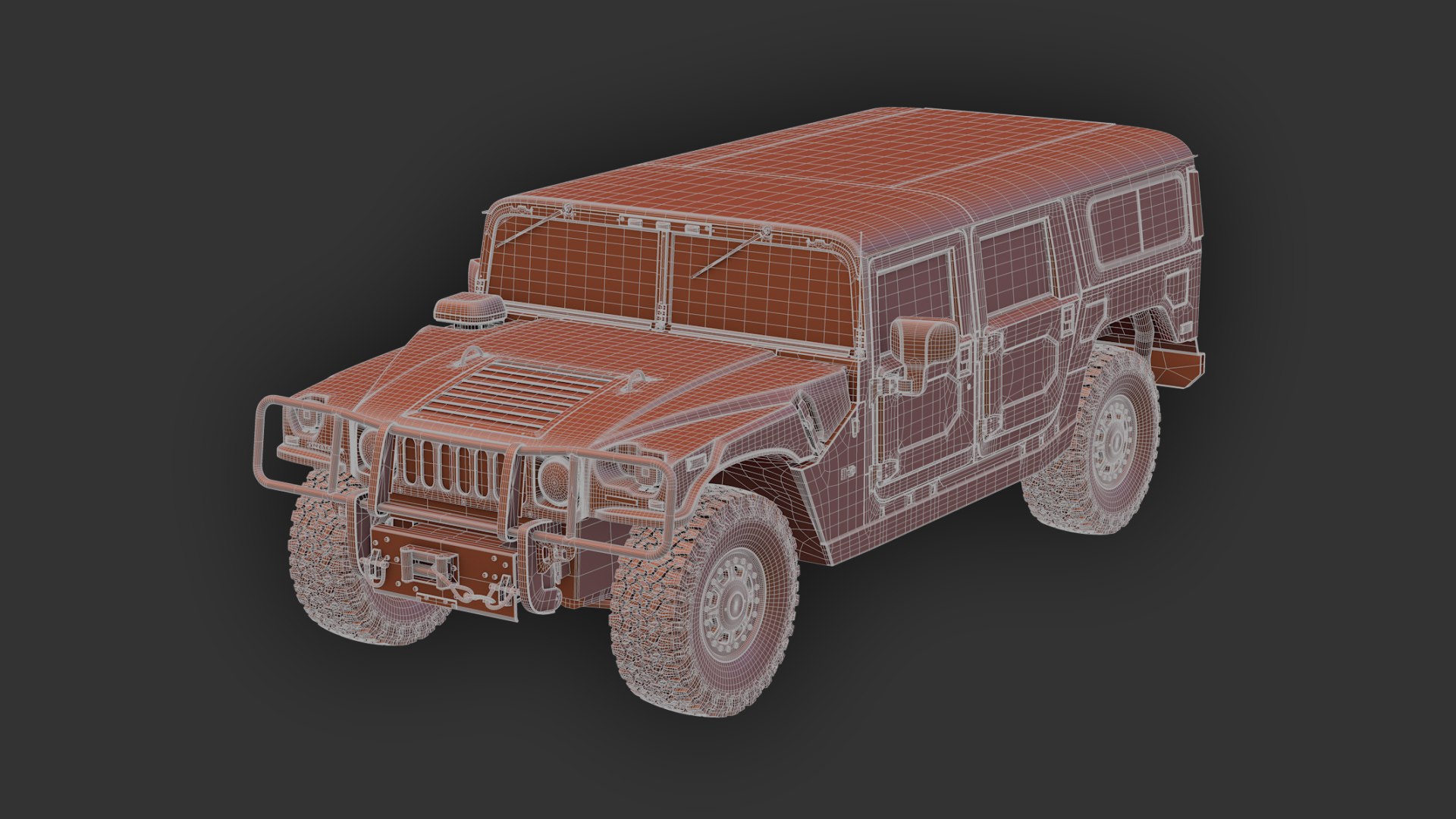 3D Hummer H1 Alpha 2006 Model - TurboSquid 2259540