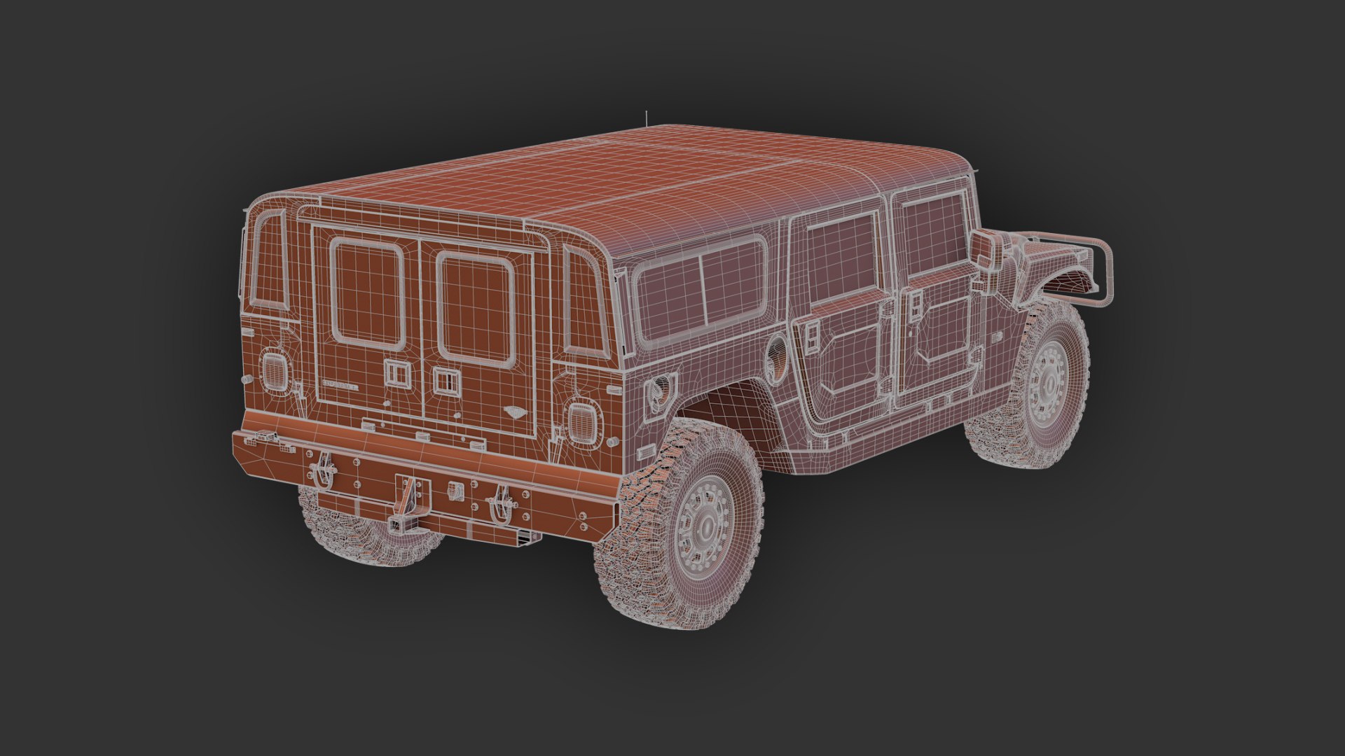 3D Hummer H1 Alpha 2006 Model - TurboSquid 2259540