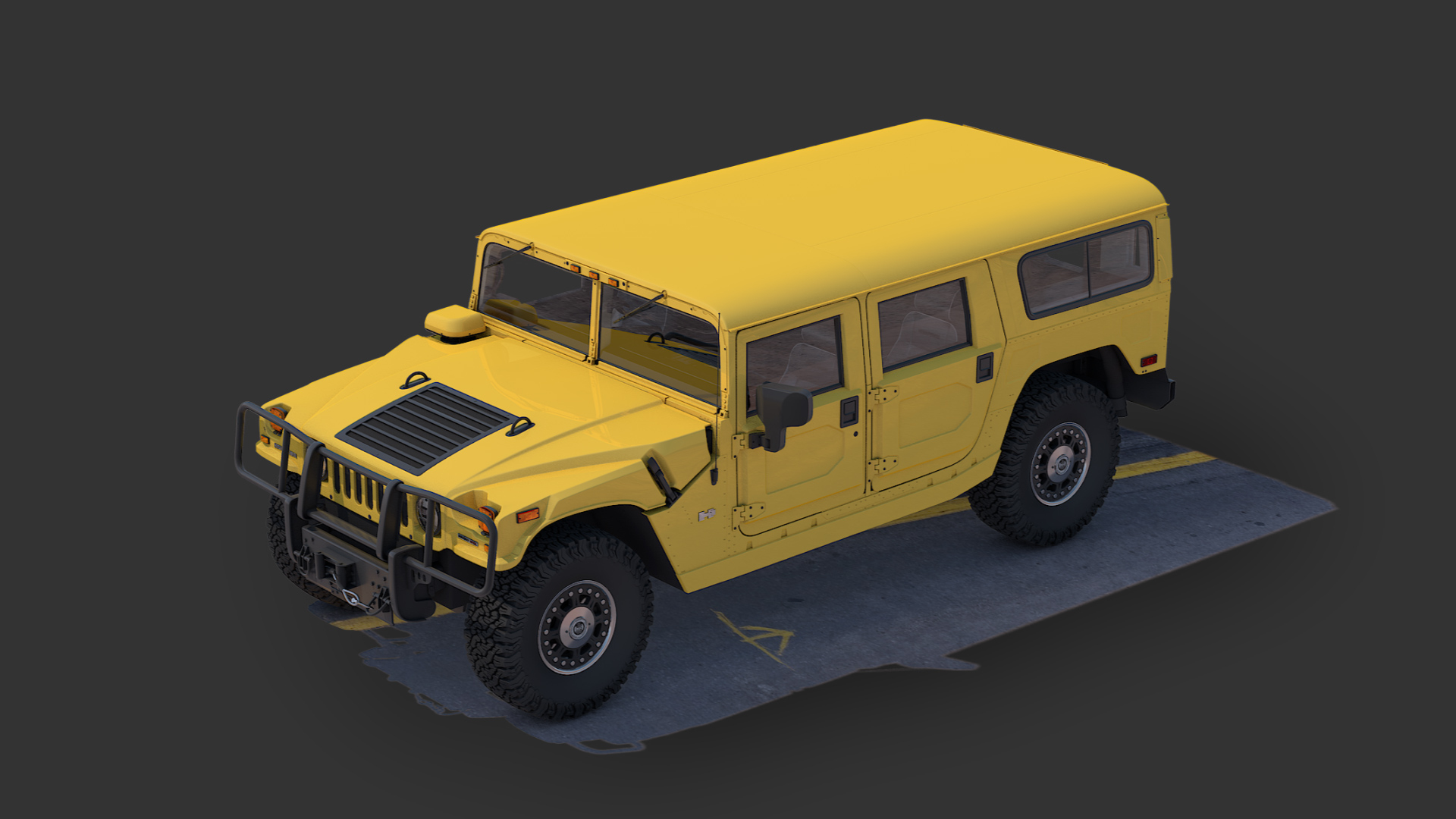 3D Hummer H1 Alpha 2006 Model - TurboSquid 2259540