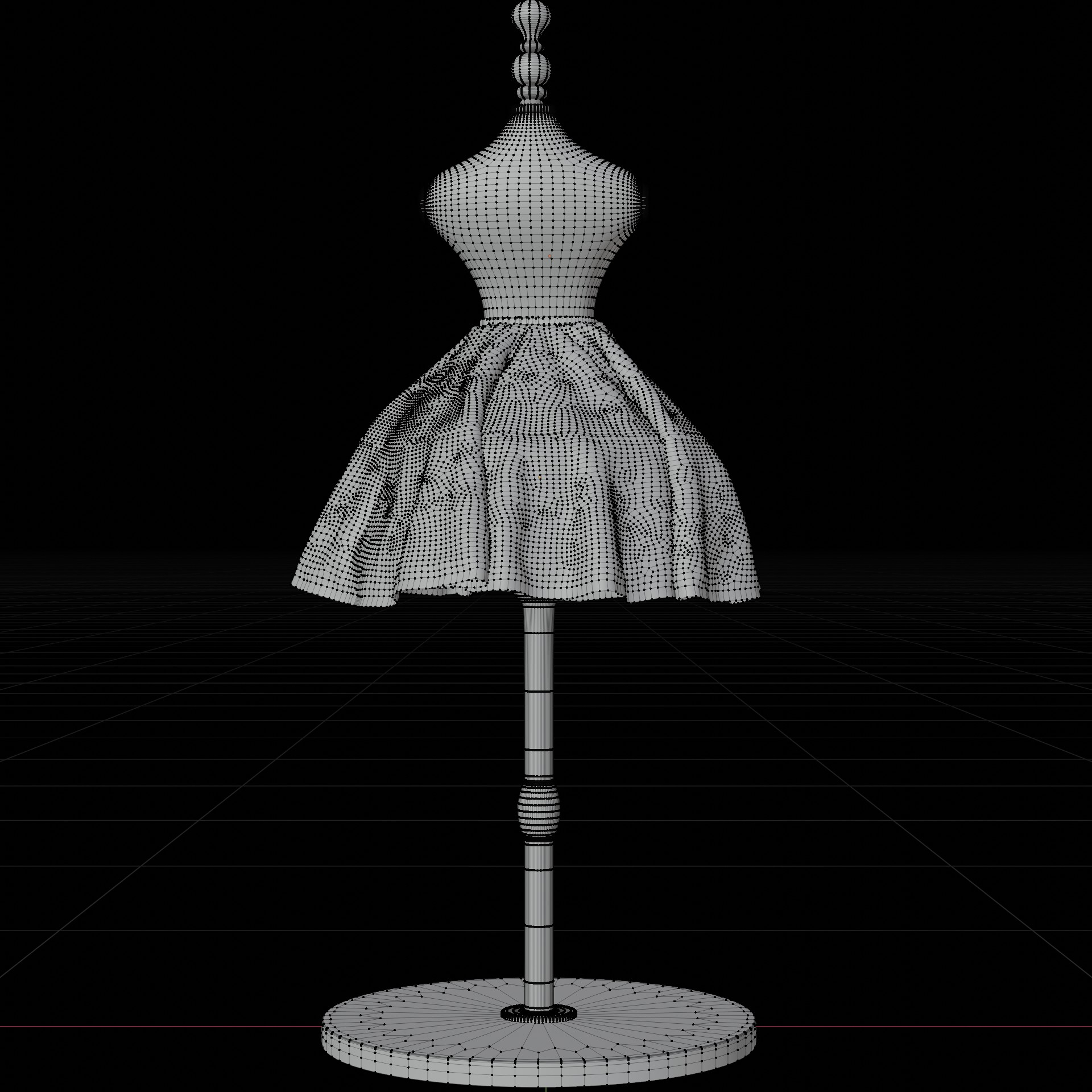 Dress fashion garment 3D model - TurboSquid 1689966