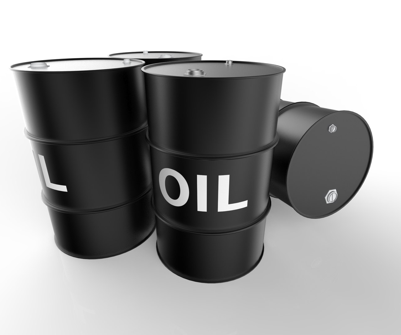 3d Oil Barrel Model