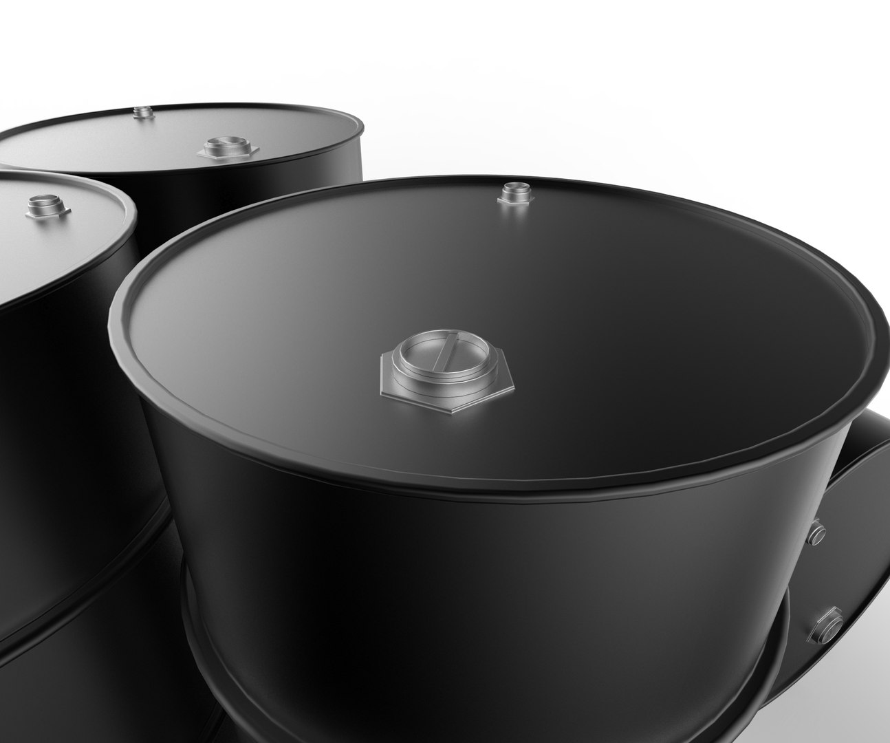 3d Oil Barrel Model