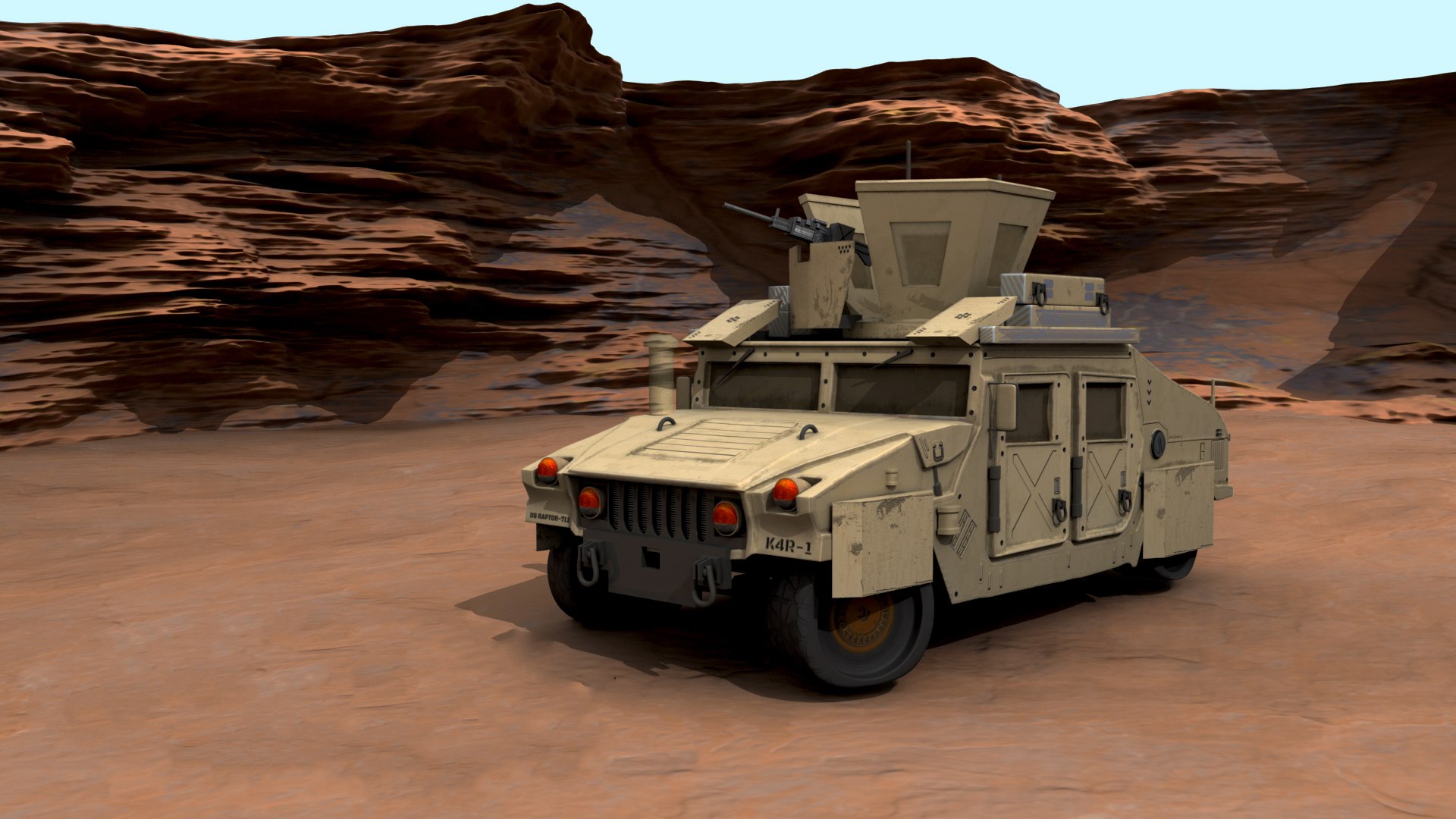 3D humv - TurboSquid 1435867