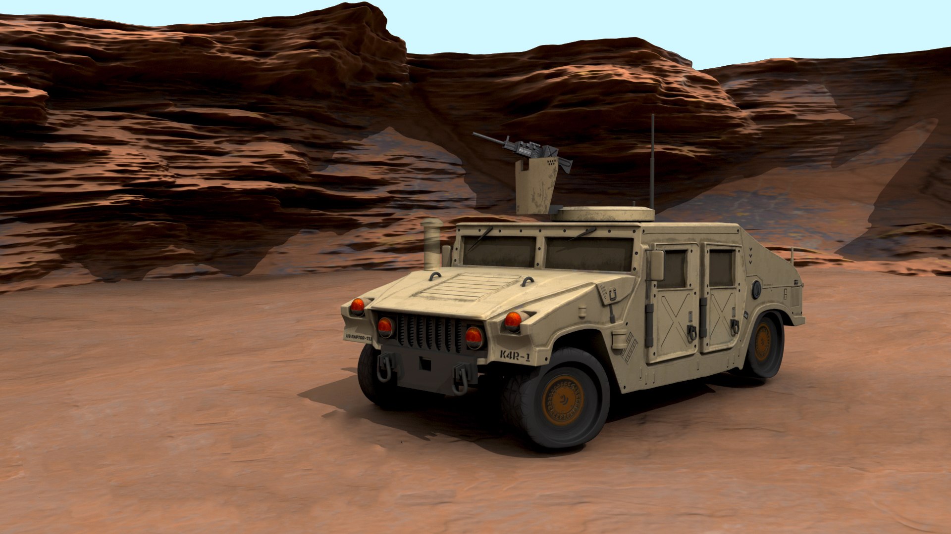 3D humv - TurboSquid 1435867