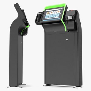 Self Checkout Machine StrongPoint 3D model - TurboSquid 2015854