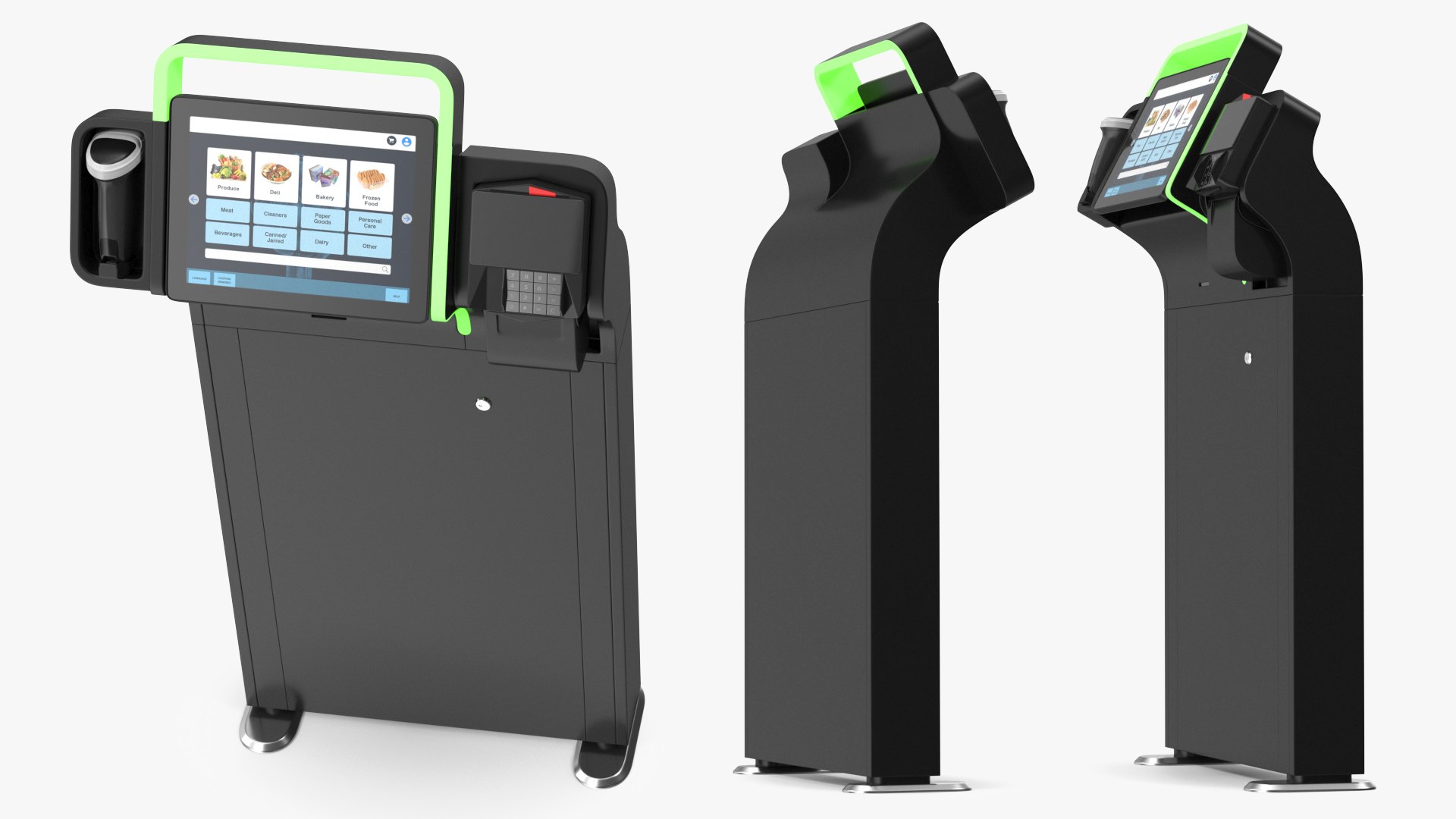 Self Checkout Kiosk 3D Model - TurboSquid 1796851