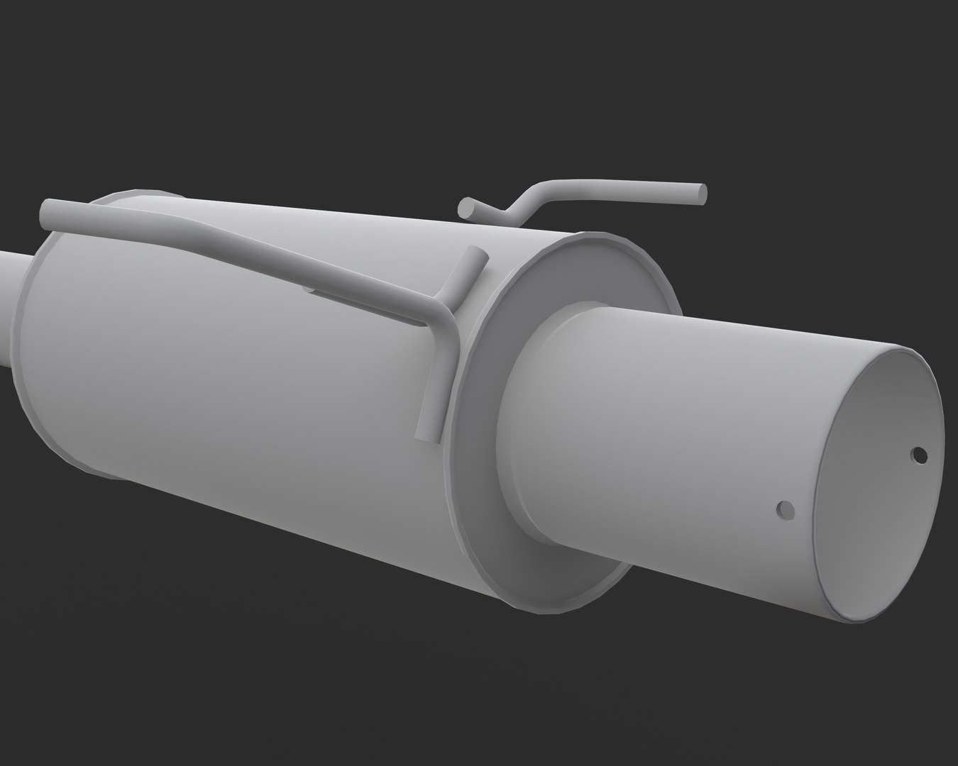 HKS Hi-Power Muffler 3D Model - TurboSquid 1949782