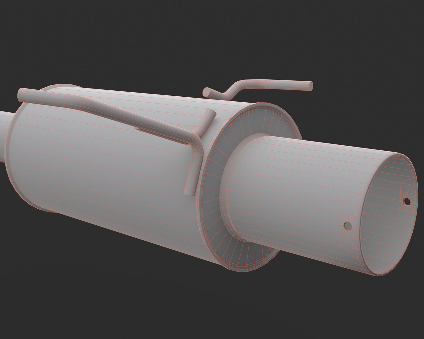 HKS Hi-Power Muffler 3D Model - TurboSquid 1949782