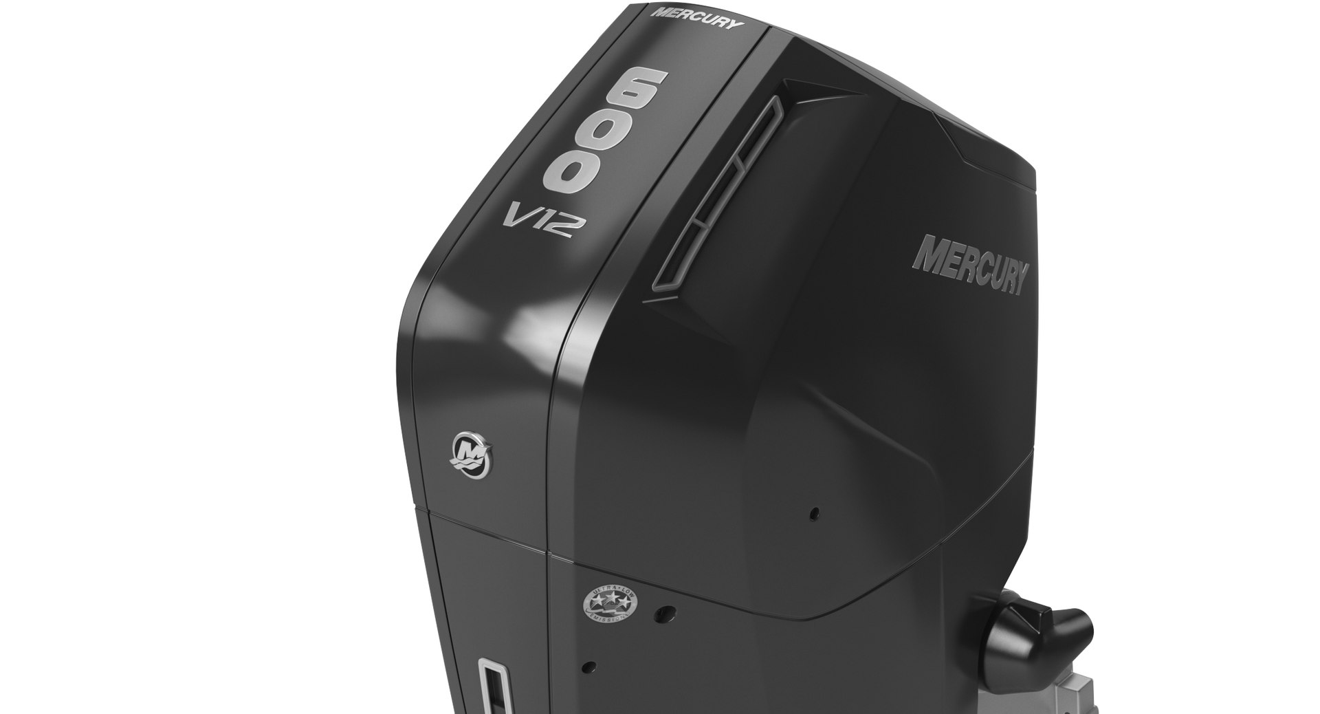 Mercury Verado V12 600HP Outboard Motor 3D Model - TurboSquid 2133851