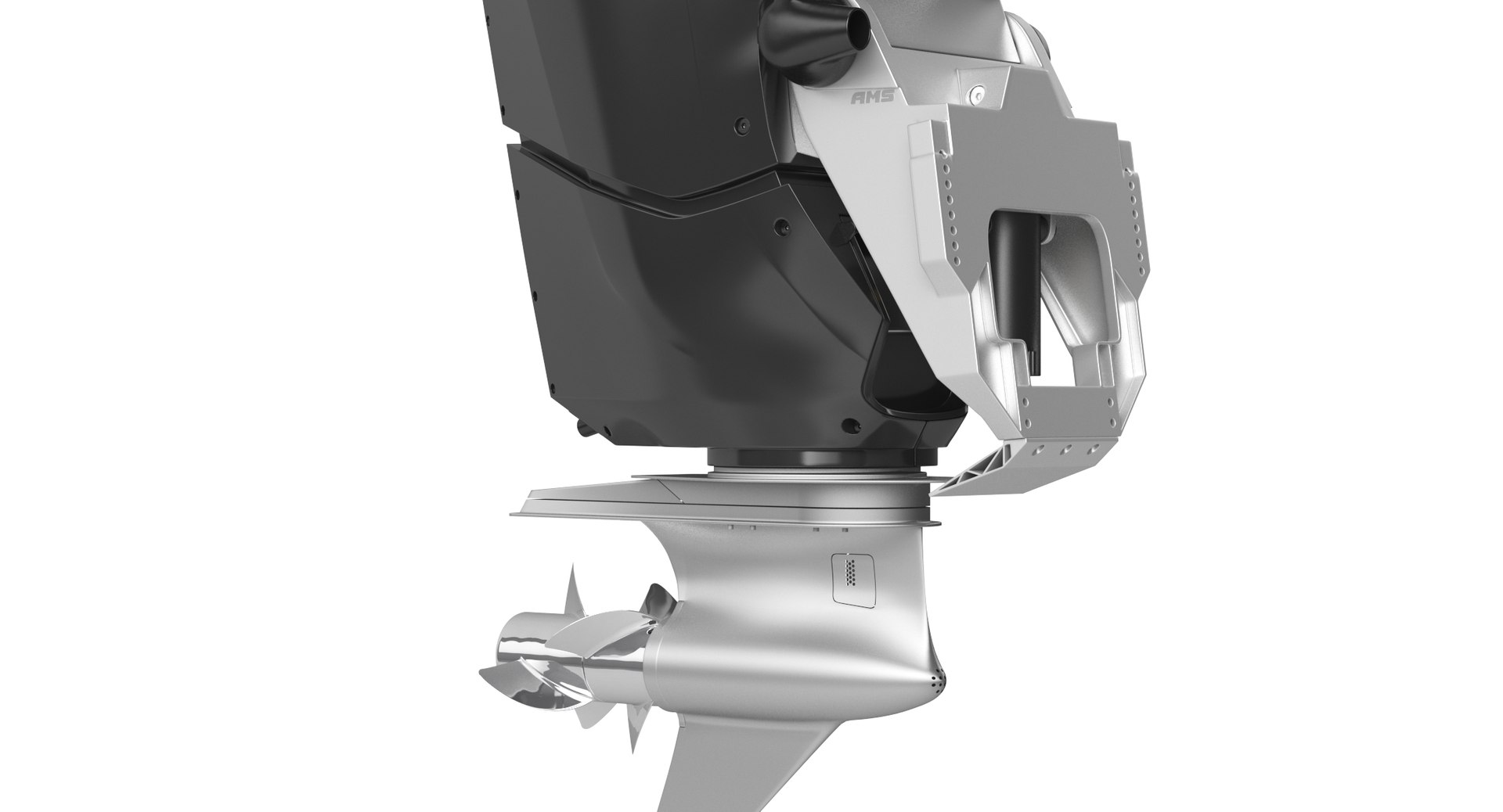 Mercury Verado V12 600HP Outboard Motor 3D Model - TurboSquid 2133851