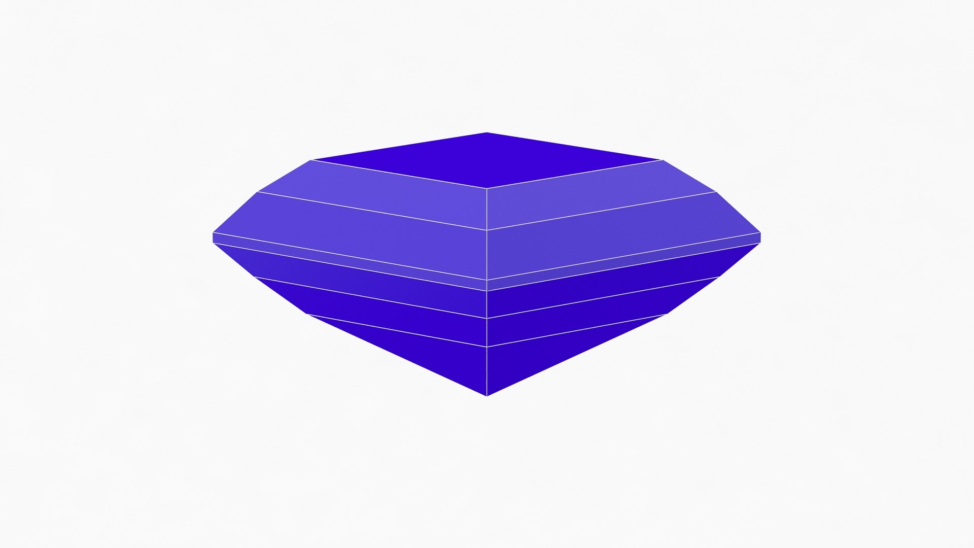 3D Lozenge Gemstone - Printable - TurboSquid 1721650