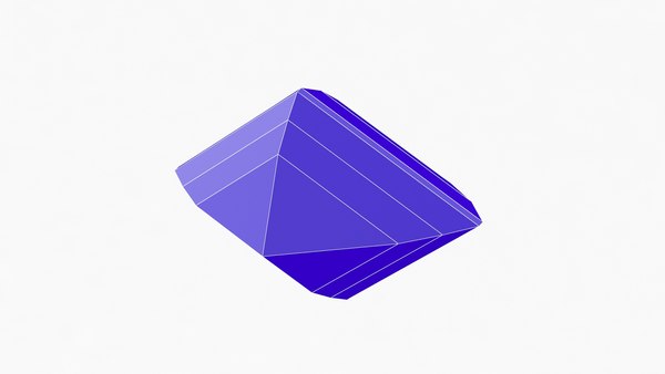 3D Lozenge Gemstone - Printable - TurboSquid 1721650