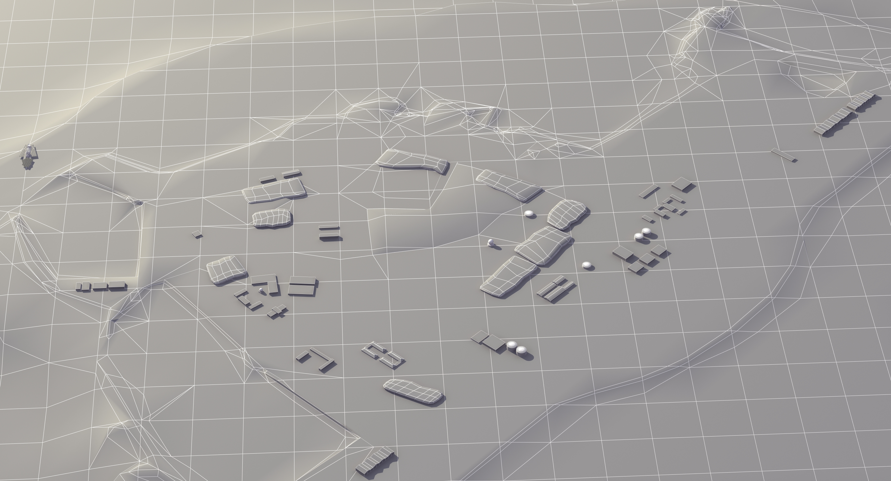 3D model pacific island naval base - TurboSquid 1309291