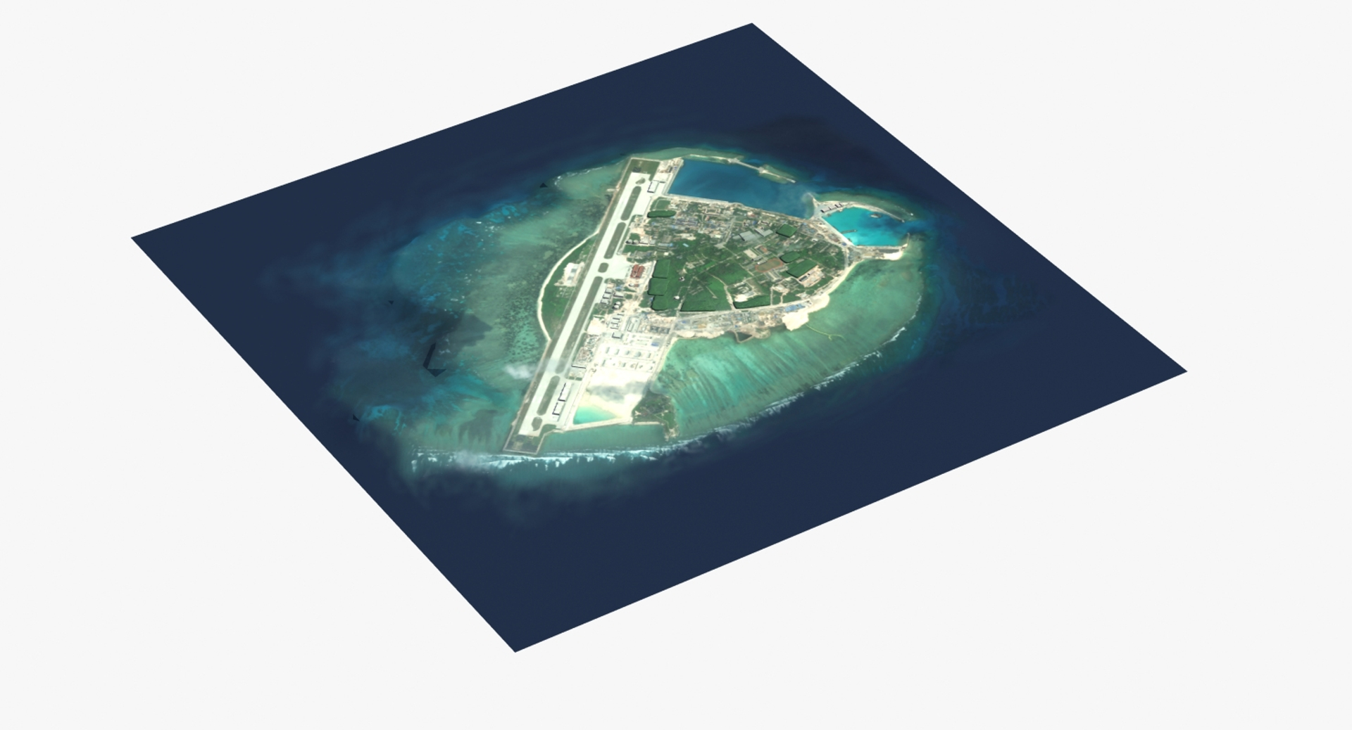 3D Model Pacific Island Naval Base - TurboSquid 1309291