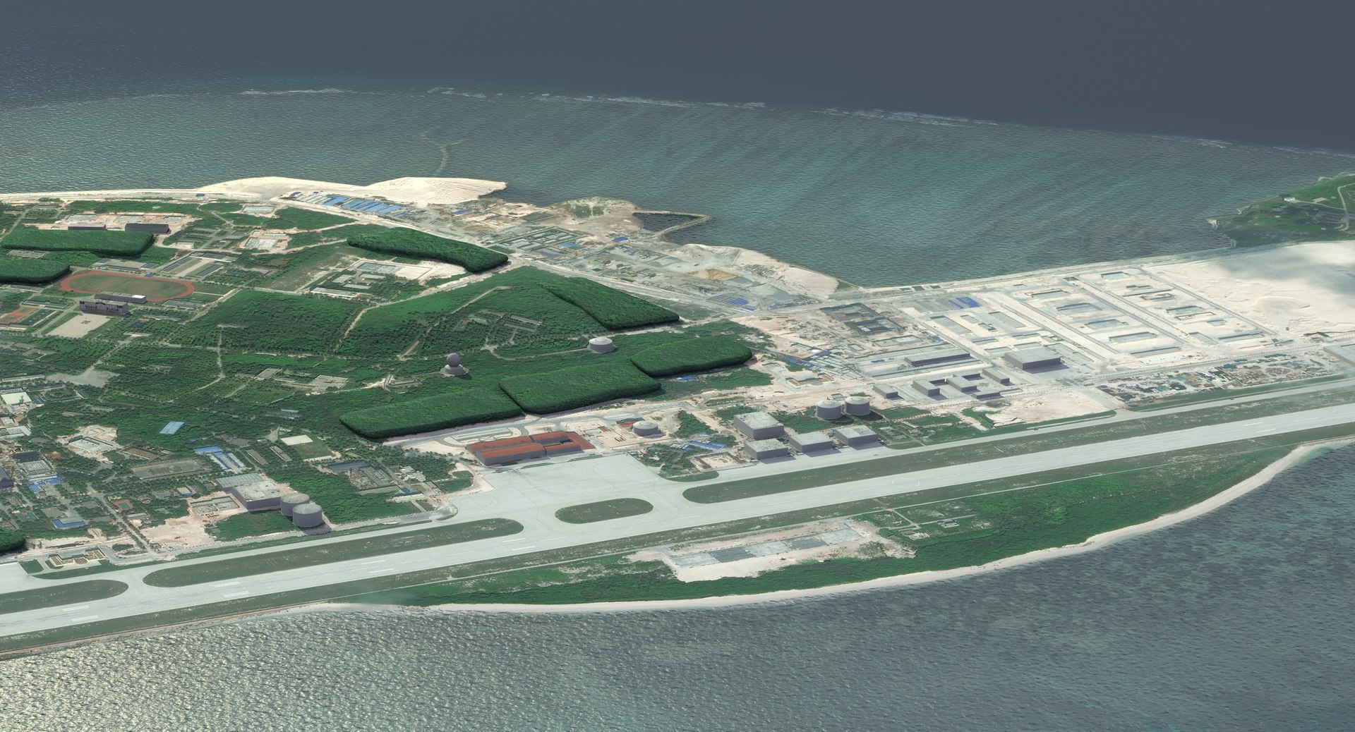 3D Model Pacific Island Naval Base - TurboSquid 1309291