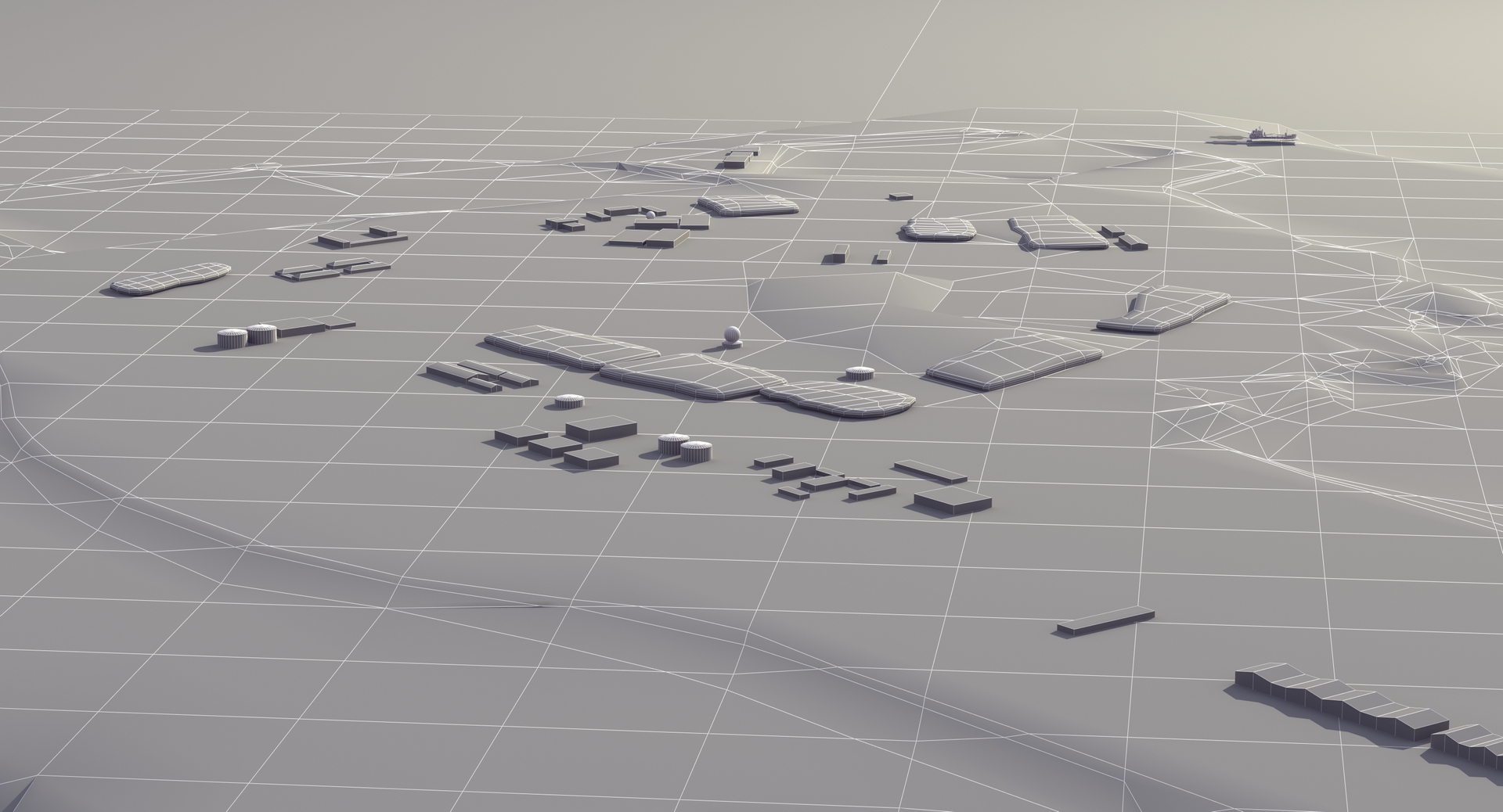 3D model pacific island naval base - TurboSquid 1309291