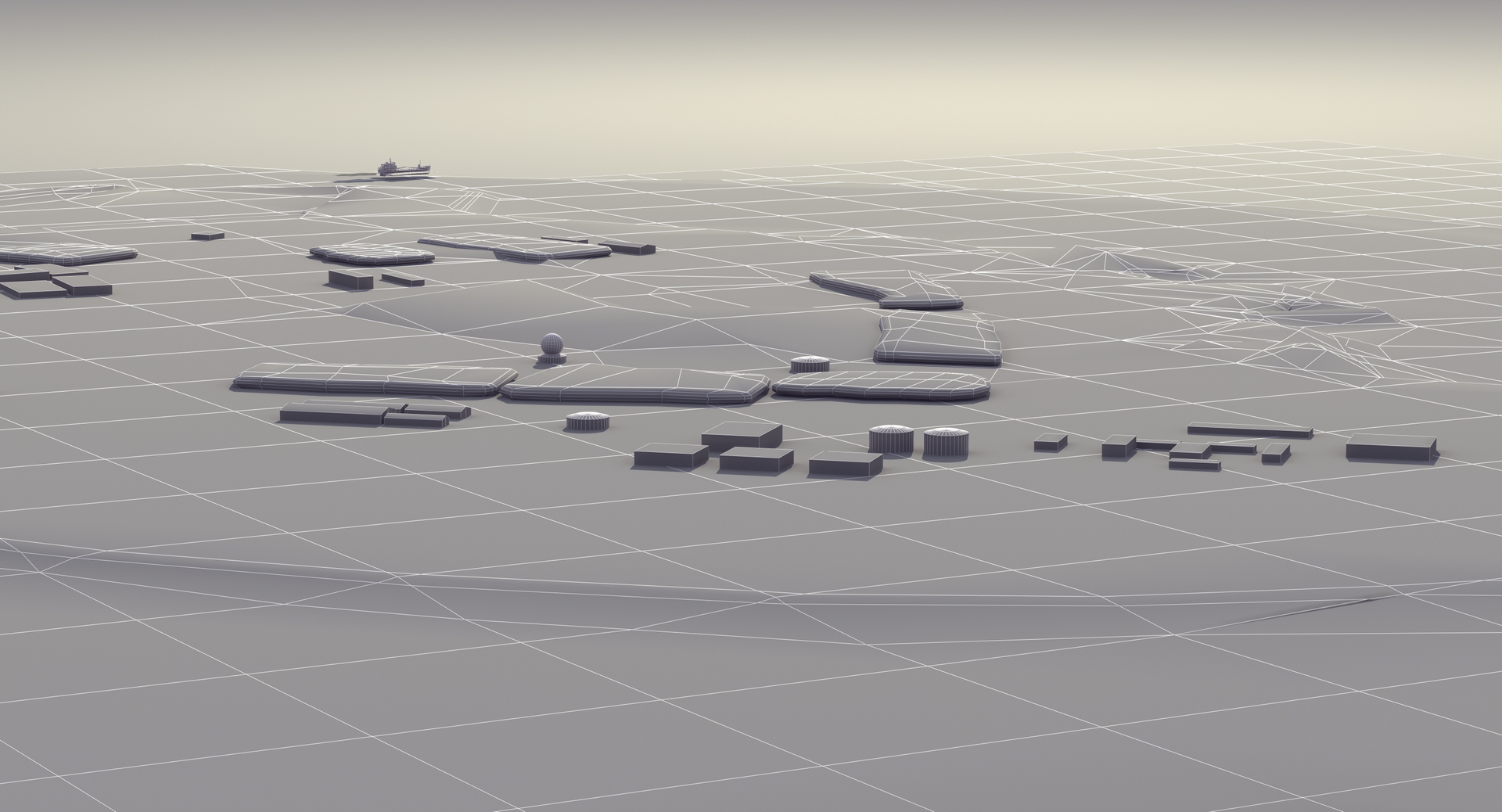 3D model pacific island naval base - TurboSquid 1309291