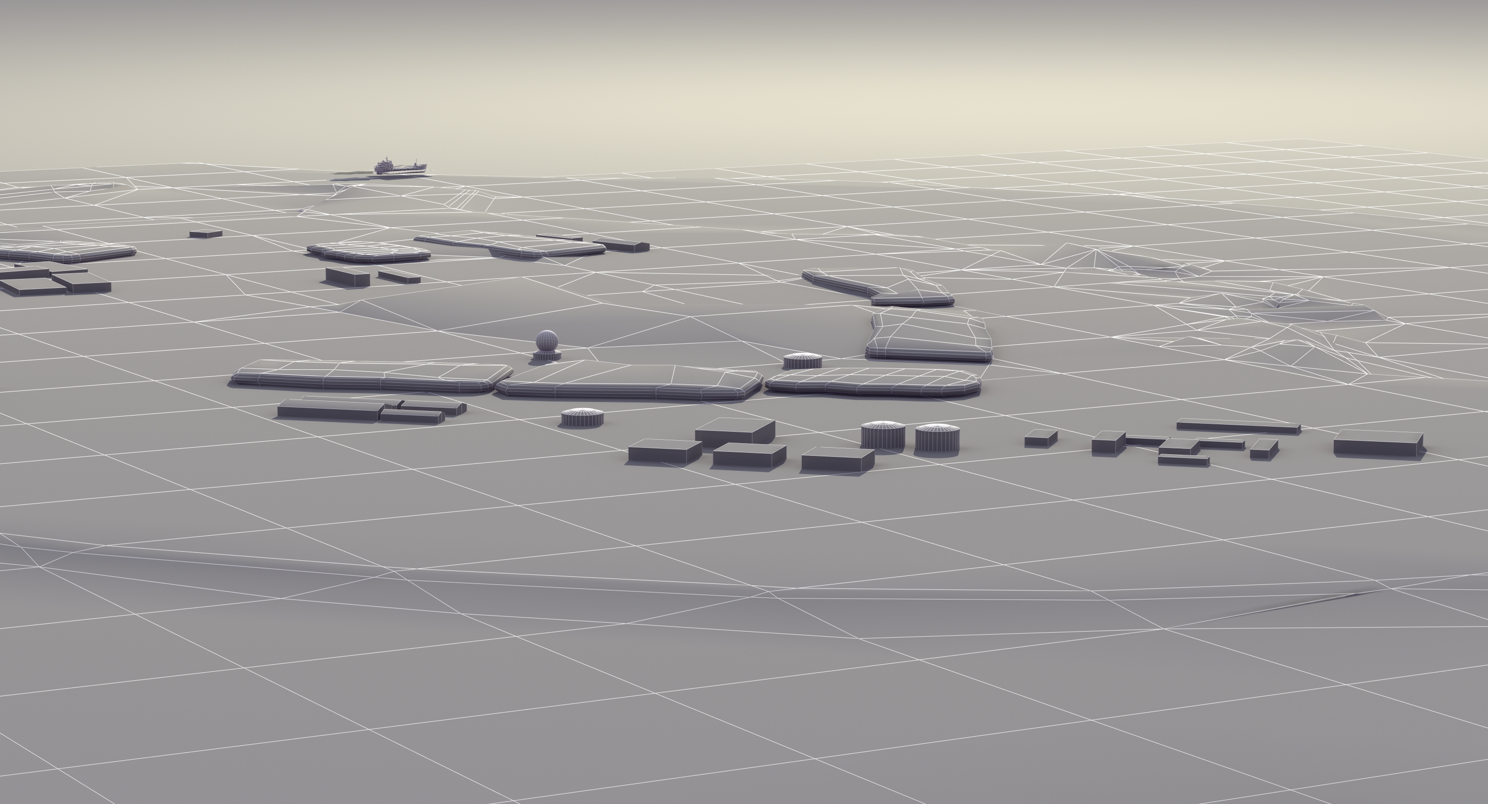 3D model pacific island naval base - TurboSquid 1309291