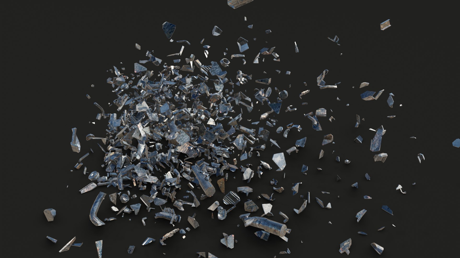 Animated Metal Explode Front Model - TurboSquid 1777792