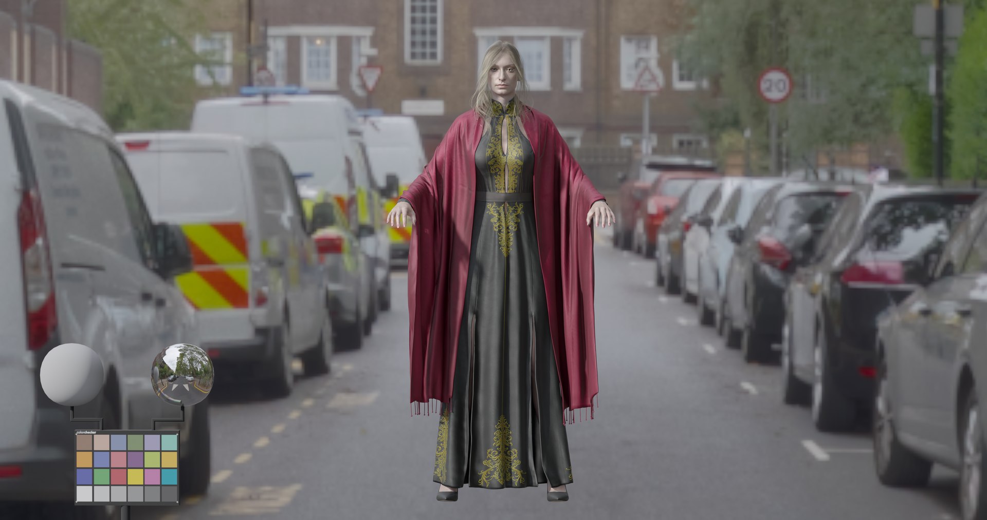 Priestess character- rigged 3D model - TurboSquid 2085613