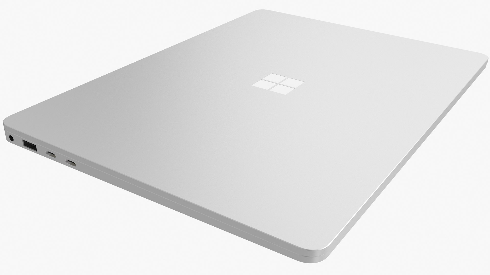Microsoft Surface Laptop 2024 13 8 Rigged Platinum 3D Model ...
