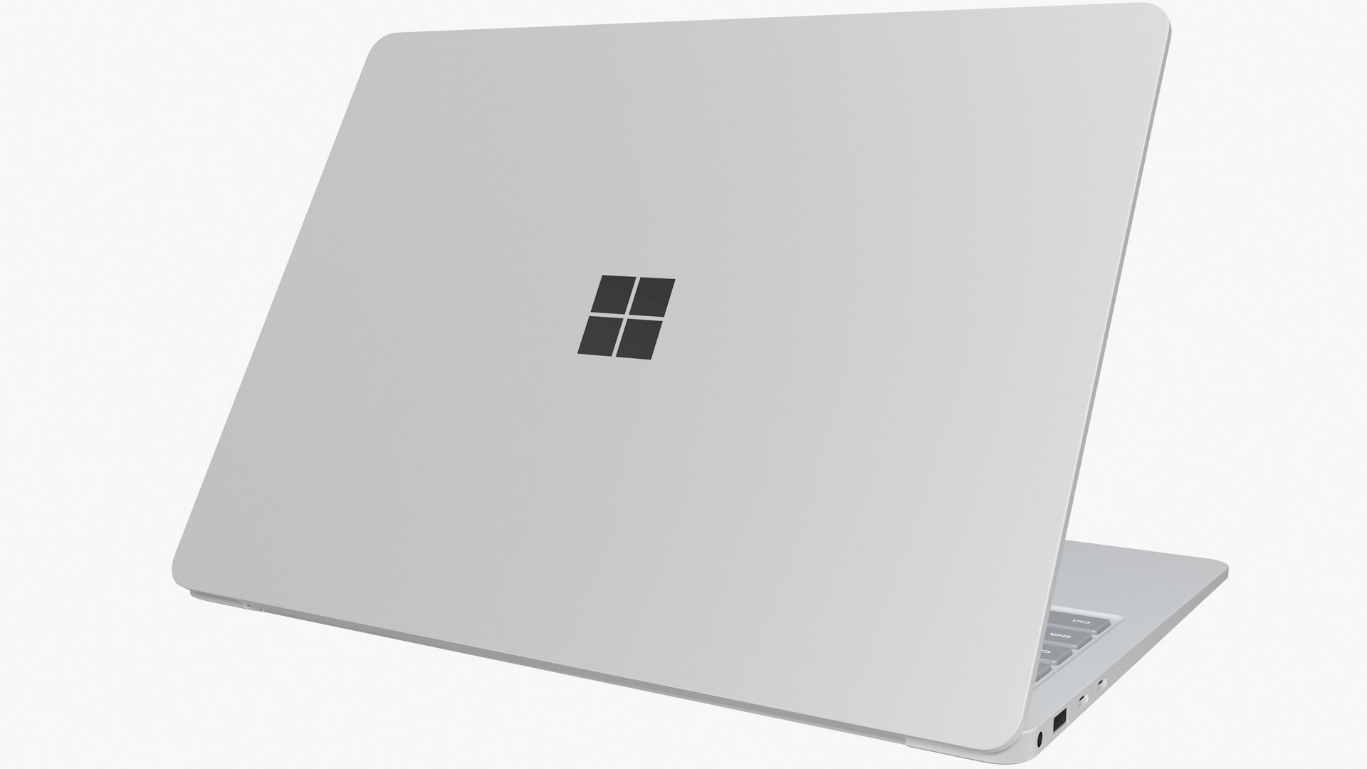 Microsoft Surface Laptop 2024 13 8 Rigged Platinum 3D Model ...