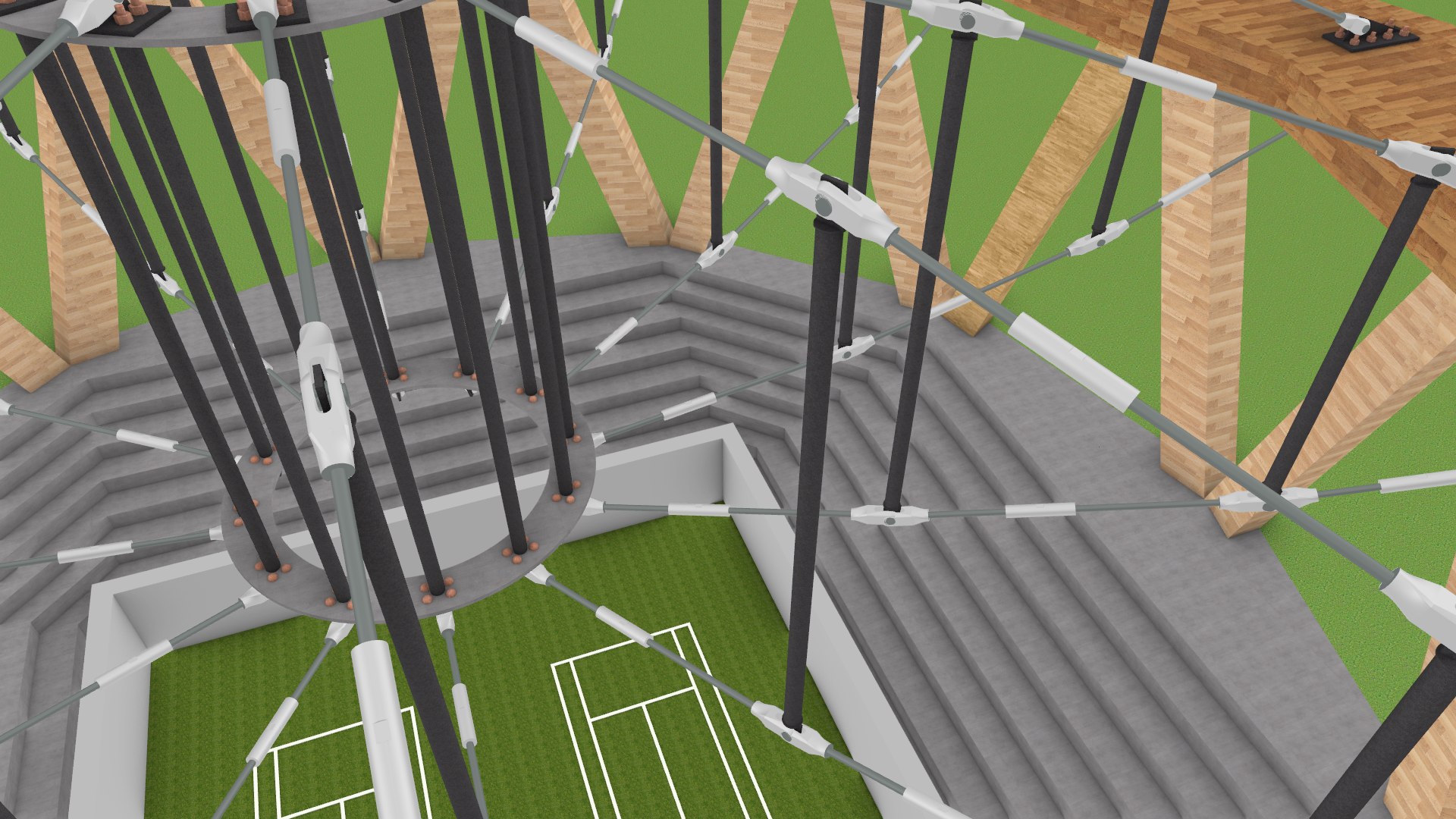3D Radial Cable Model - TurboSquid 2094630