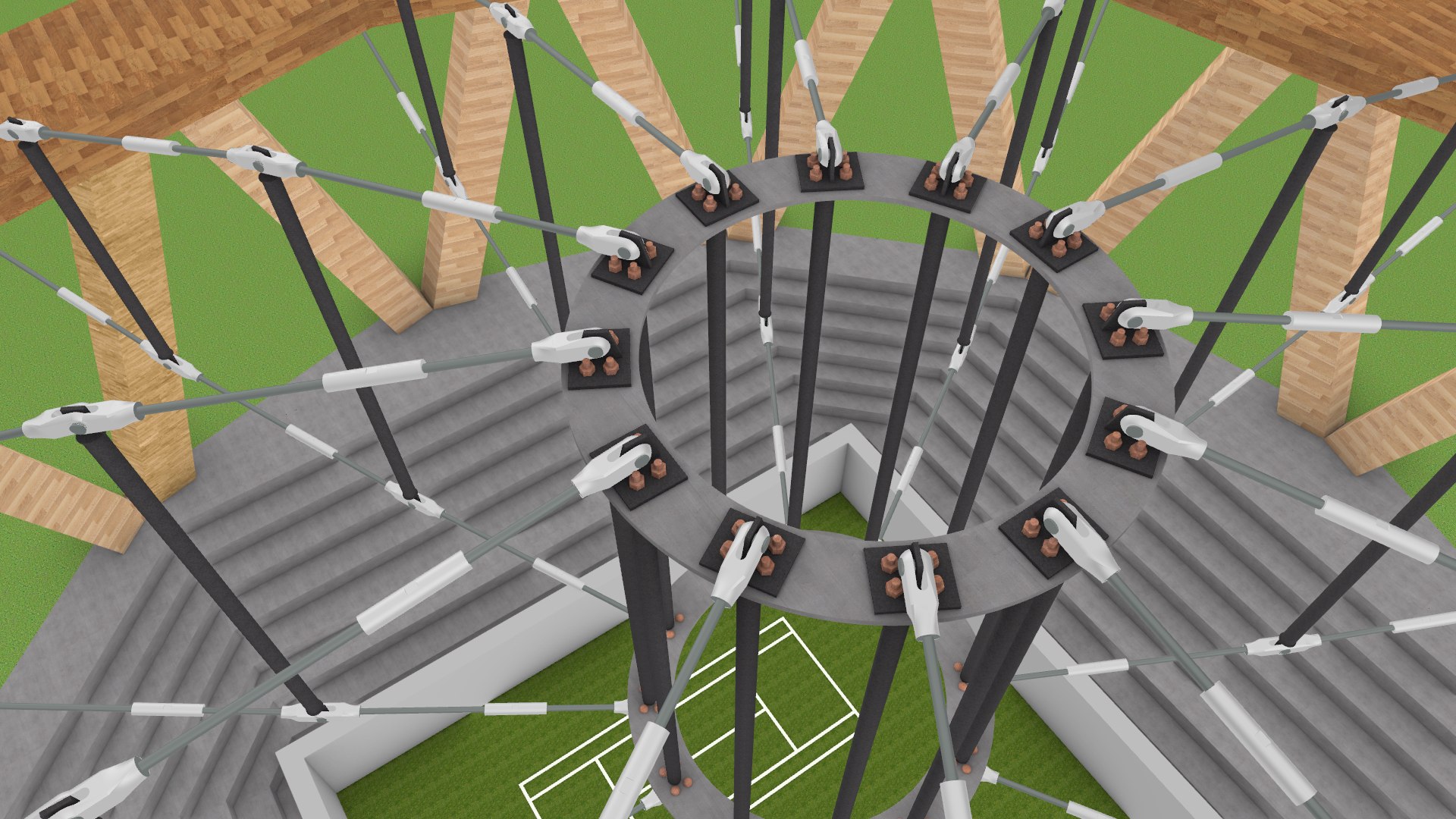 3D Radial Cable Model - TurboSquid 2094630