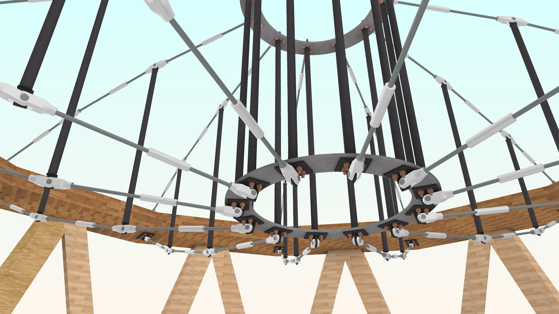 3D Radial Cable Model - TurboSquid 2094630