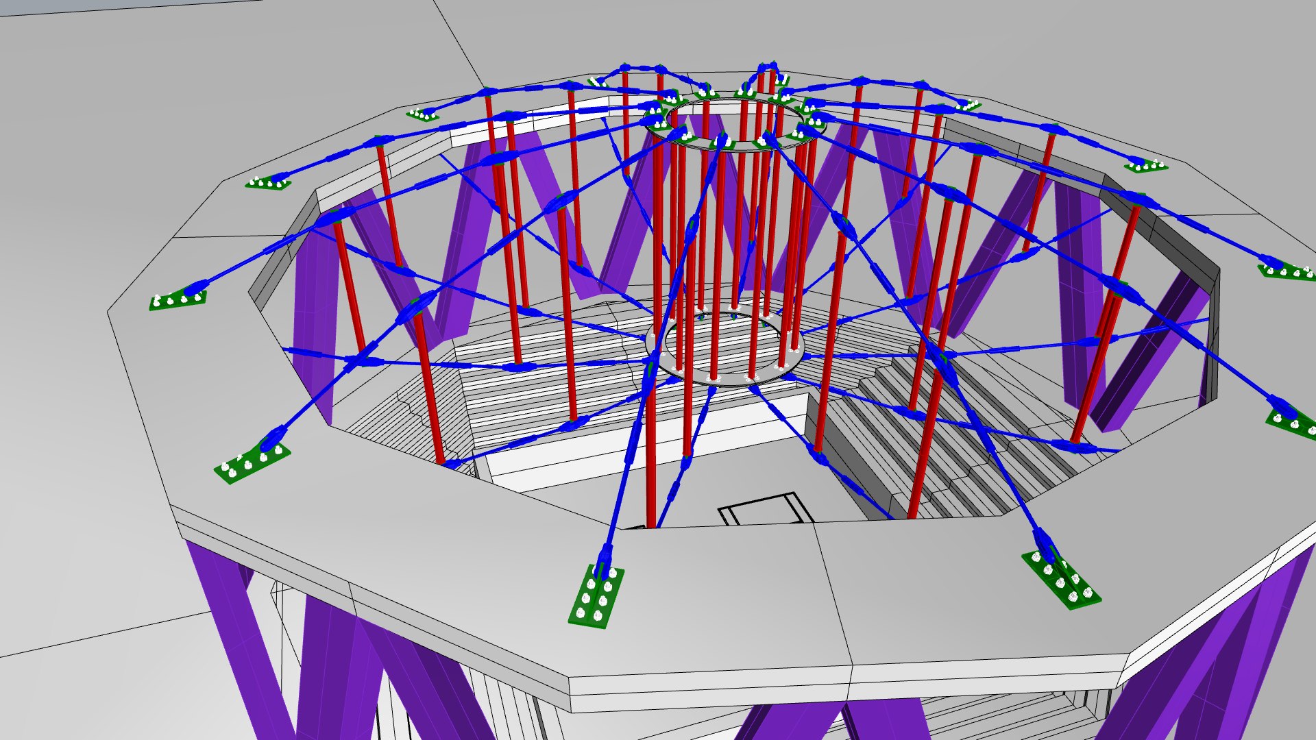3D Radial Cable Model - TurboSquid 2094630