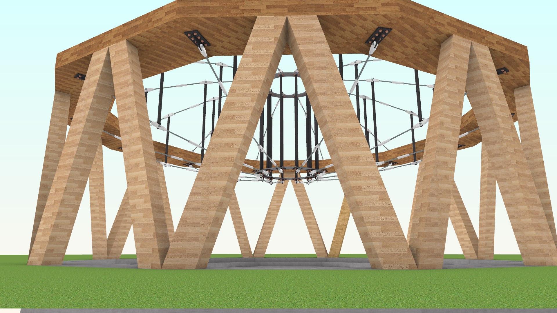 3D Radial Cable Model - TurboSquid 2094630