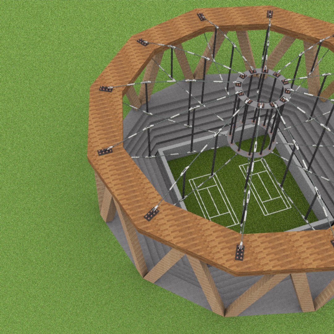3D Radial Cable Model - TurboSquid 2094630