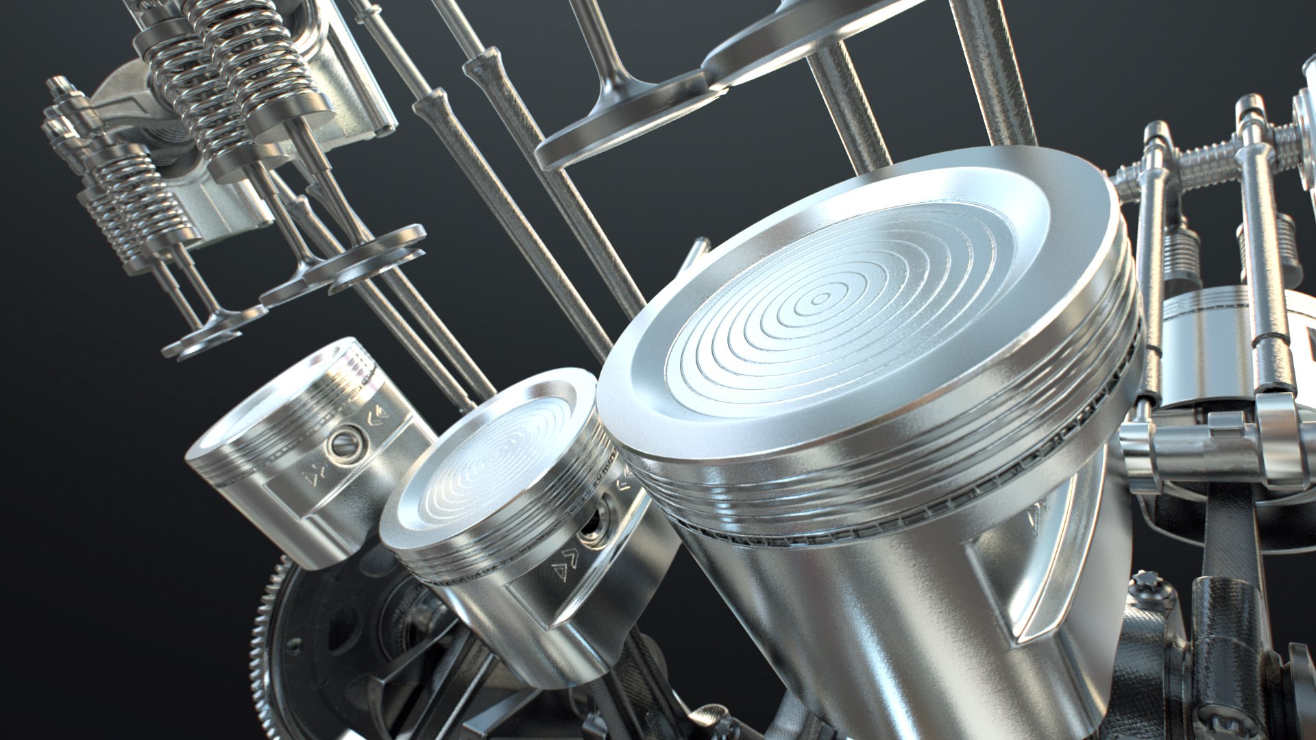 X12 Engine Working Animated 3D model - TurboSquid 1965820