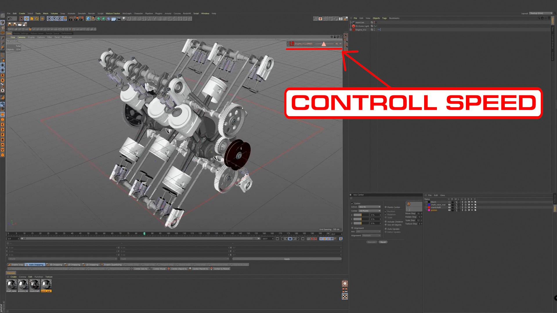 X12 Engine Working Animated 3D model - TurboSquid 1965820