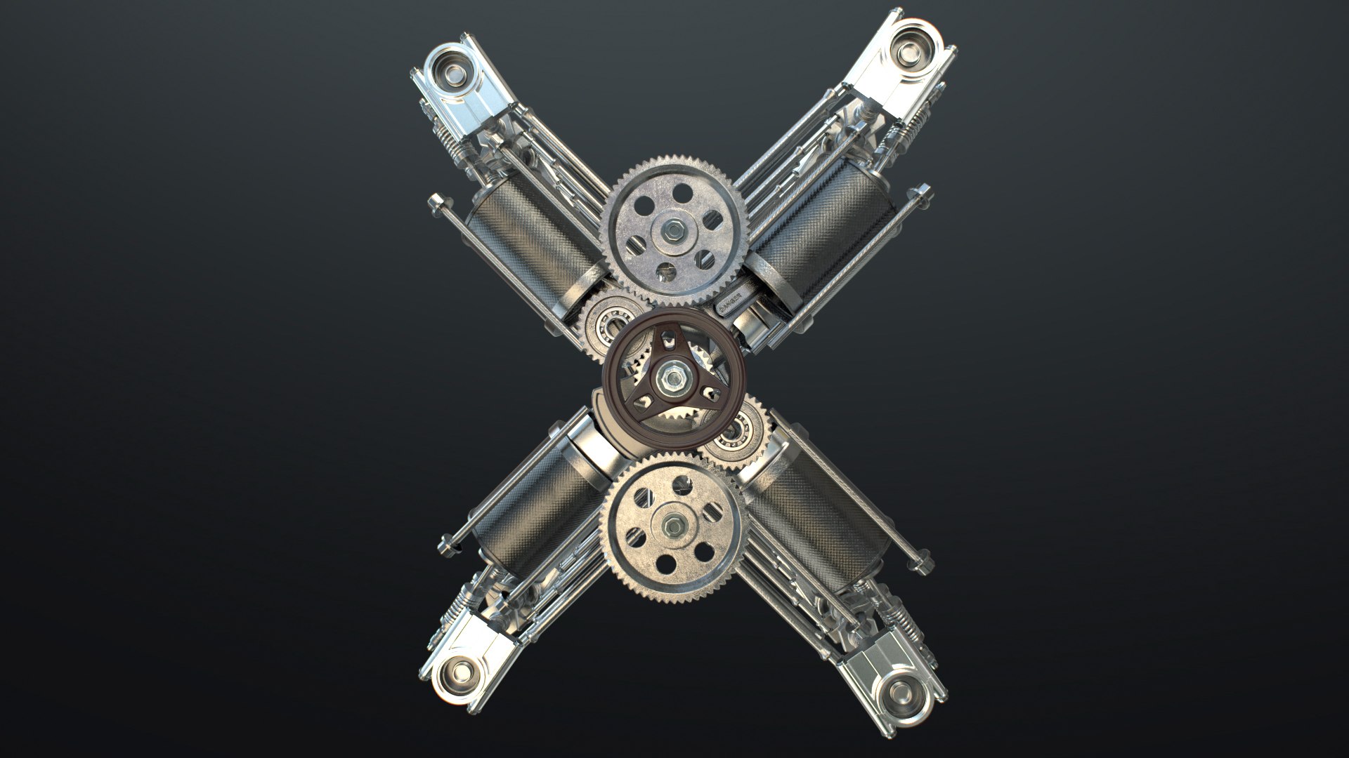 X12 Engine Working Animated 3D model - TurboSquid 1965820