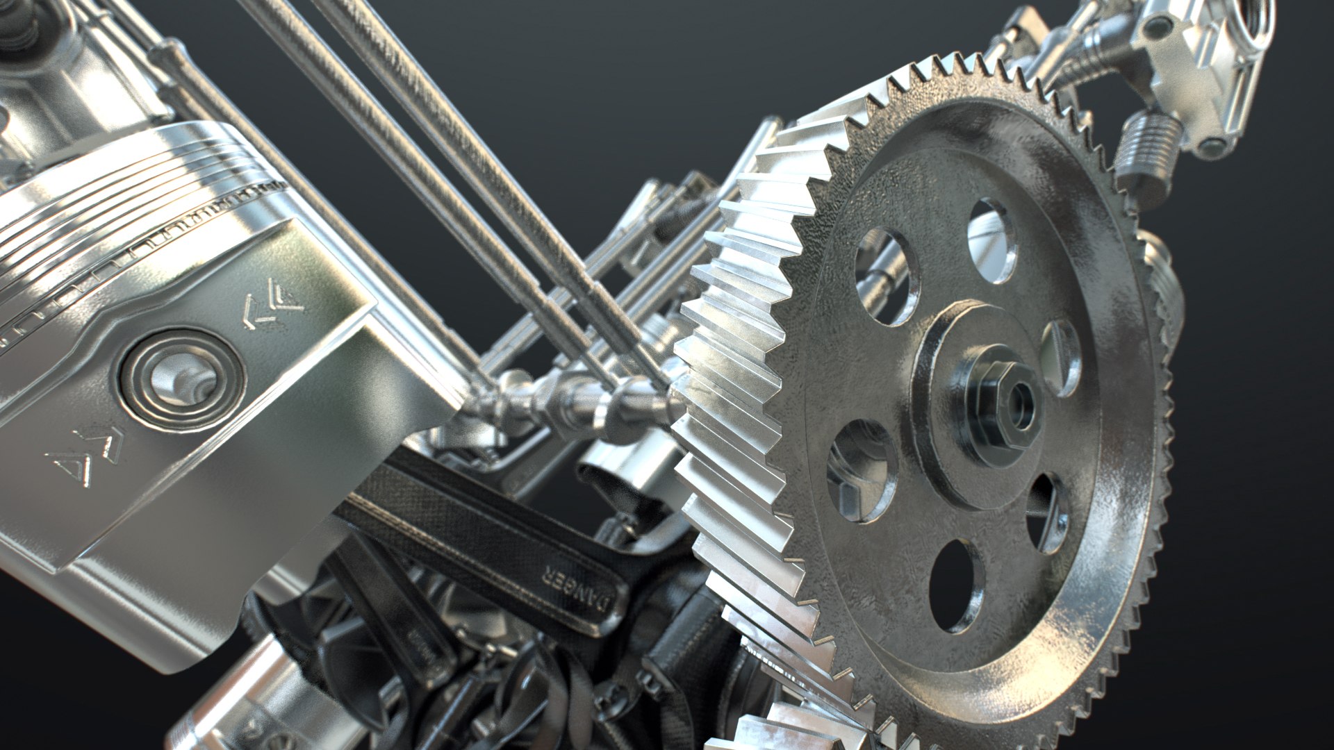 X12 Engine Working Animated 3D model - TurboSquid 1965820