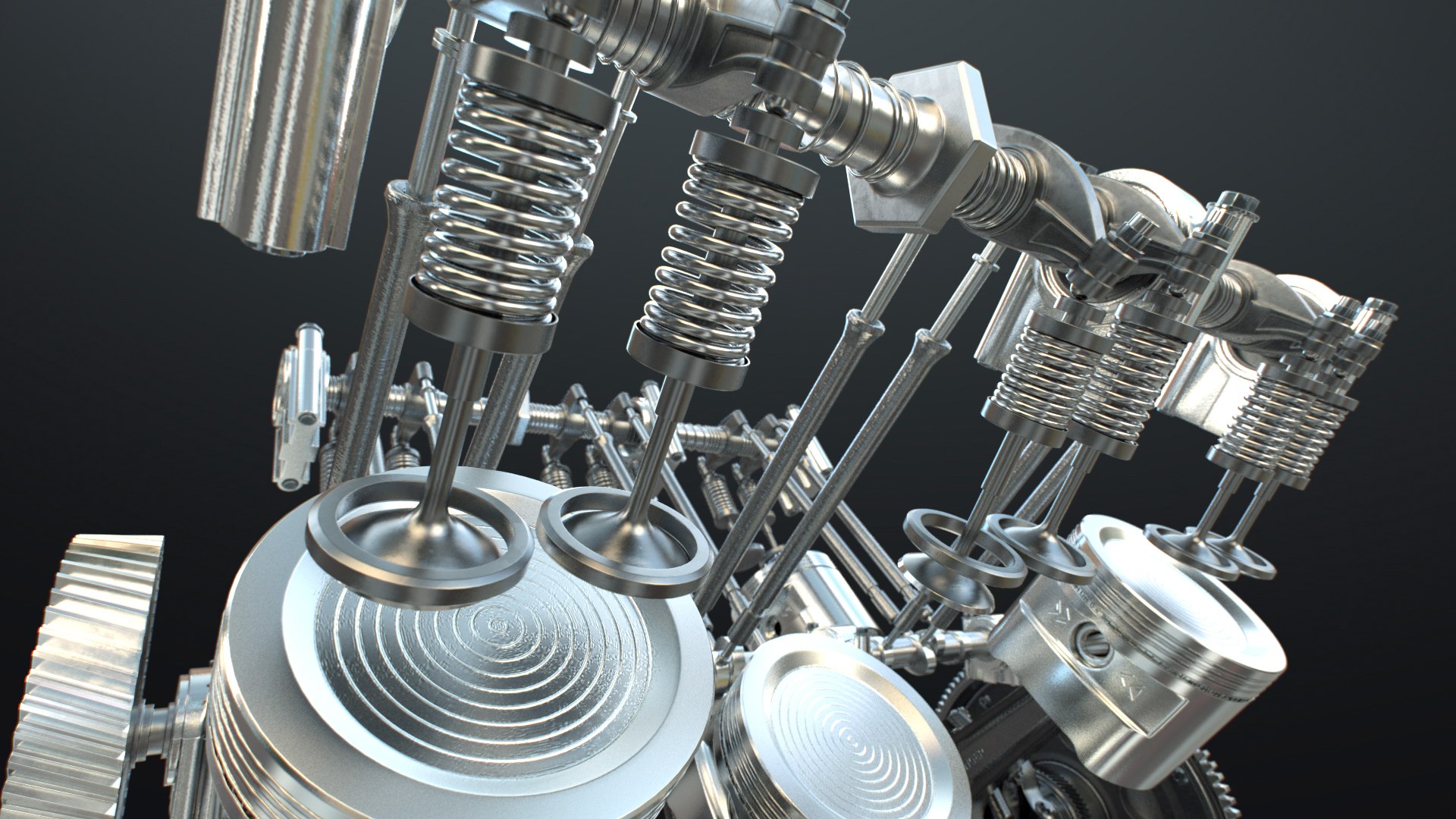 X12 Engine Working Animated 3D model - TurboSquid 1965820