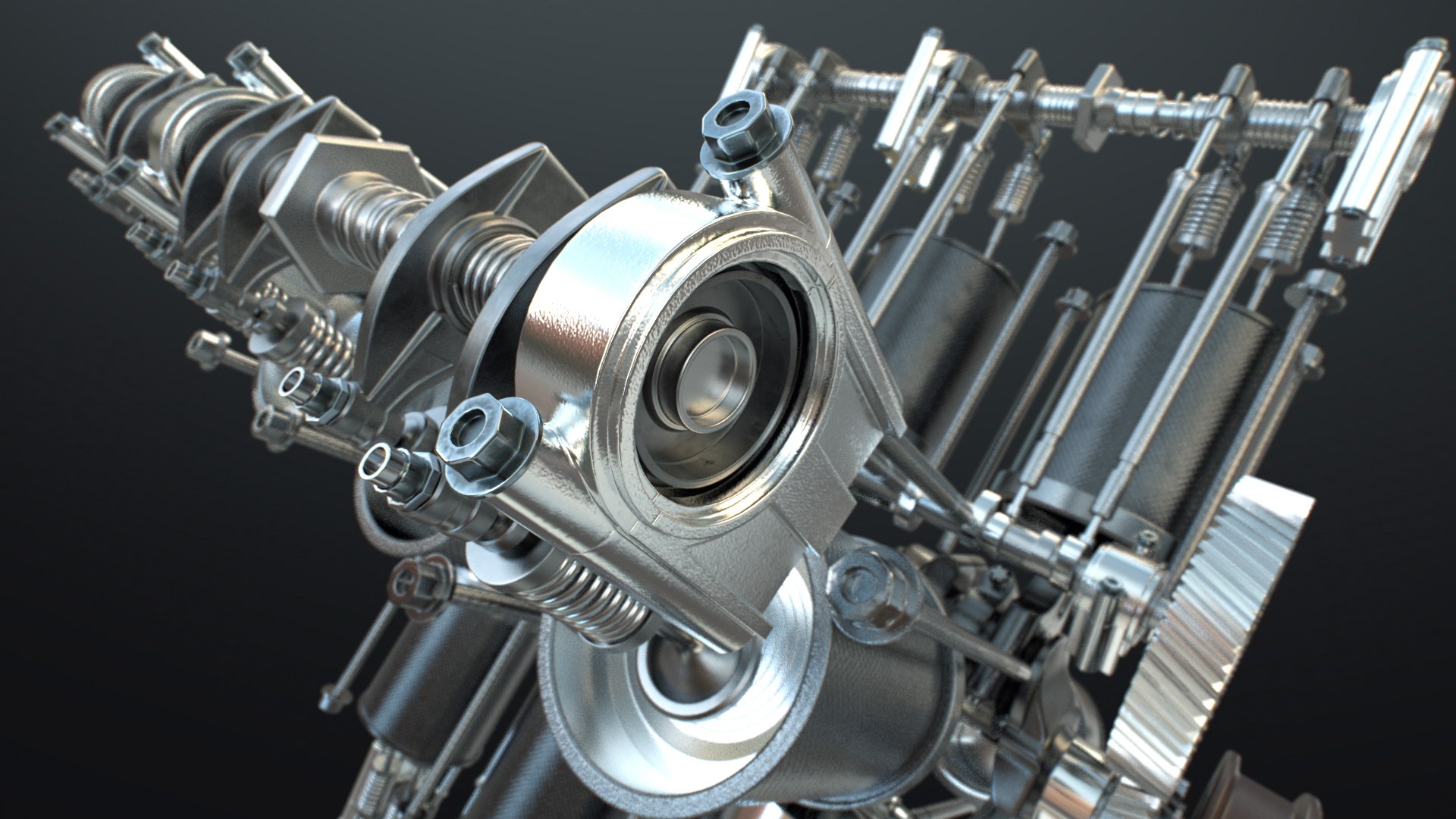 X12 Engine Working Animated 3D model - TurboSquid 1965820