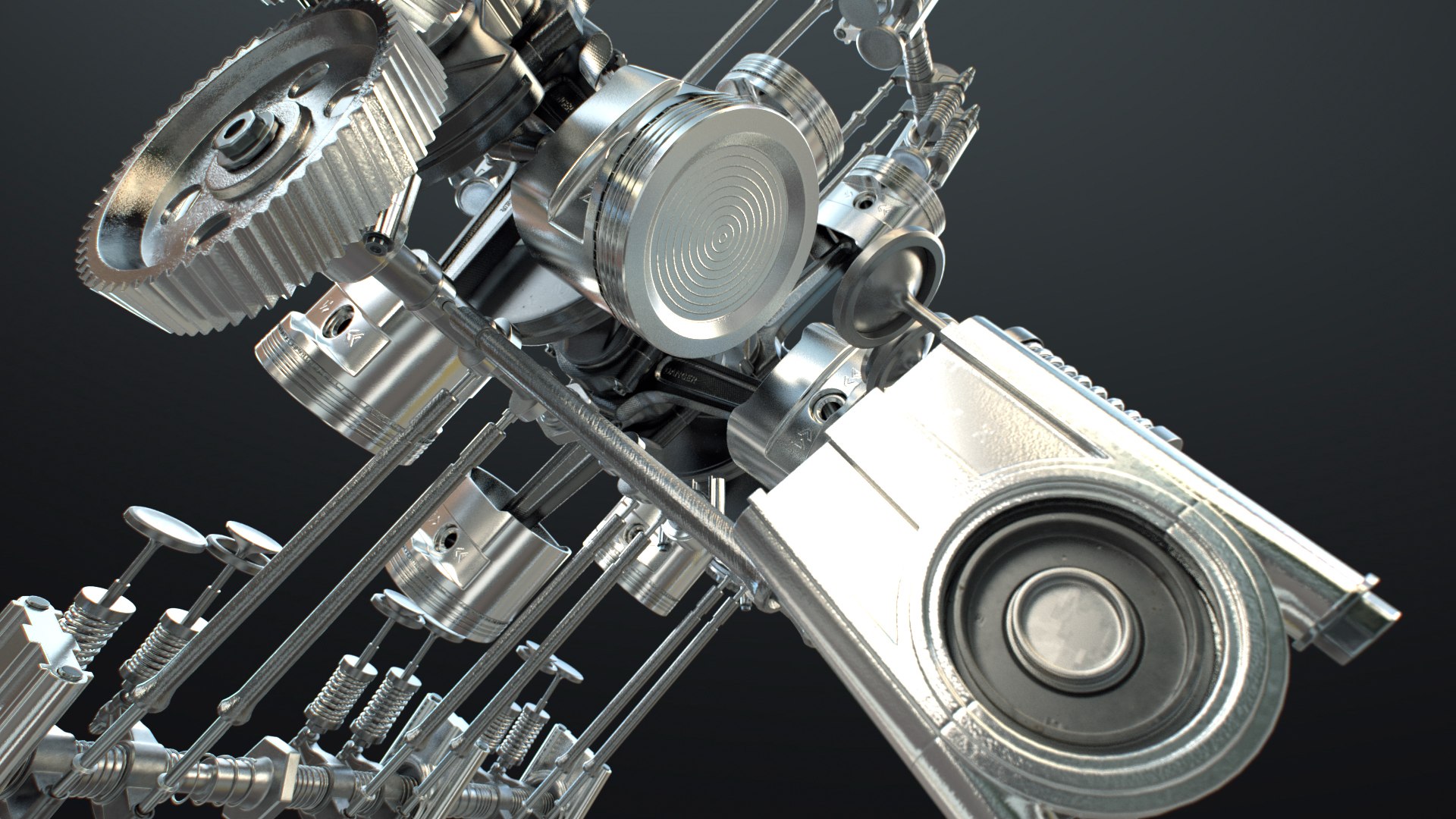 X12 Engine Working Animated 3D model - TurboSquid 1965820