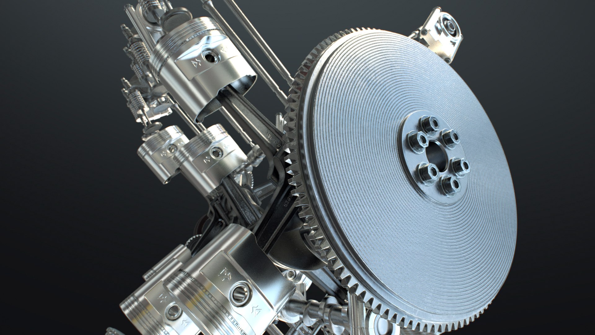 X12 Engine Working Animated 3D model - TurboSquid 1965820