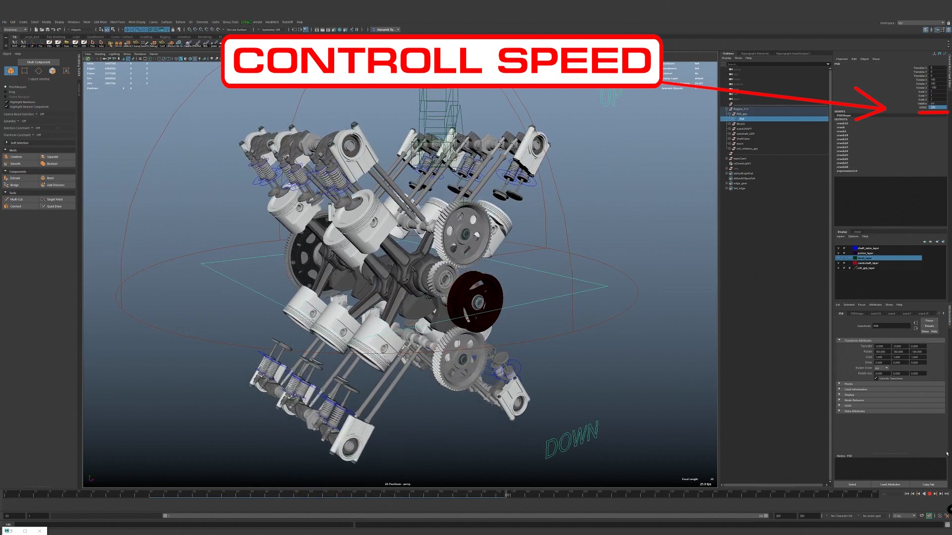 X12 Engine Working Animated 3D model - TurboSquid 1965820