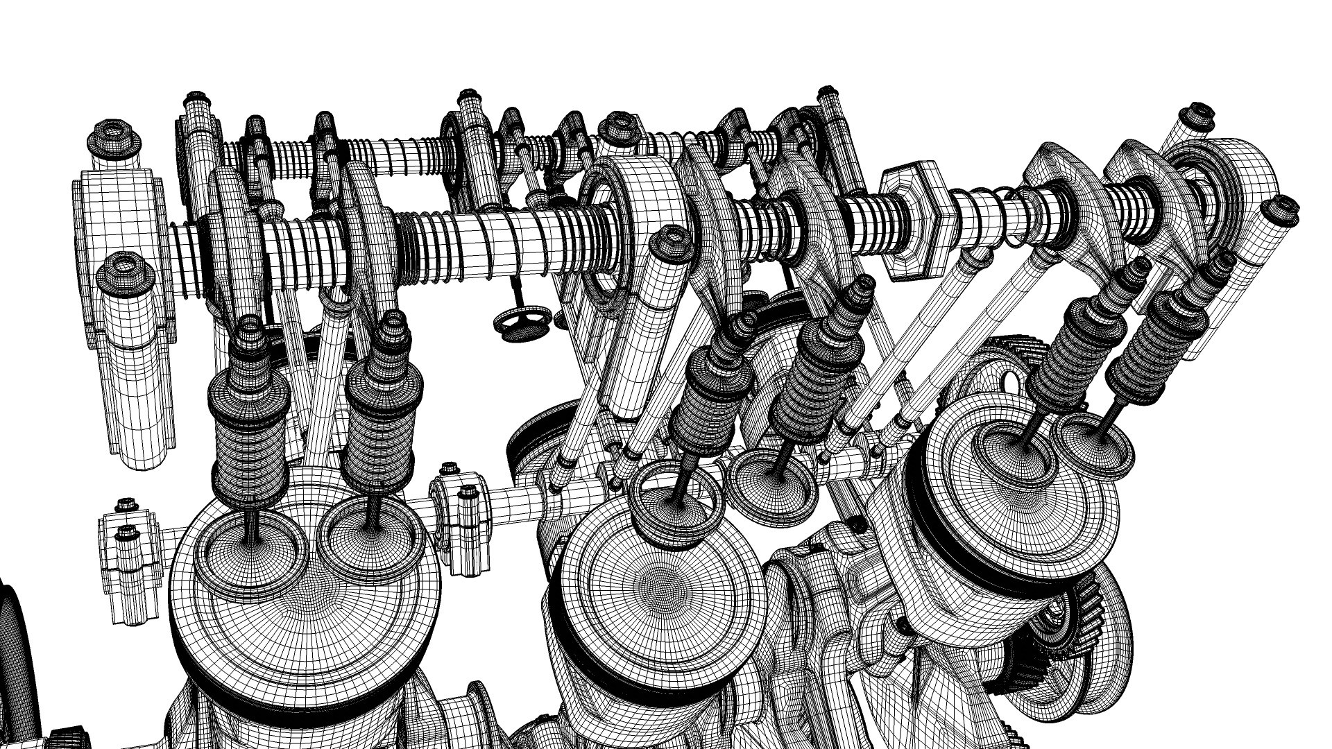 X12 Engine Working Animated 3D model - TurboSquid 1965820